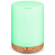 Wanlola 250ml Ceramic Essential Oil Diffuser, Cool Mist Humidifier, 7 ...