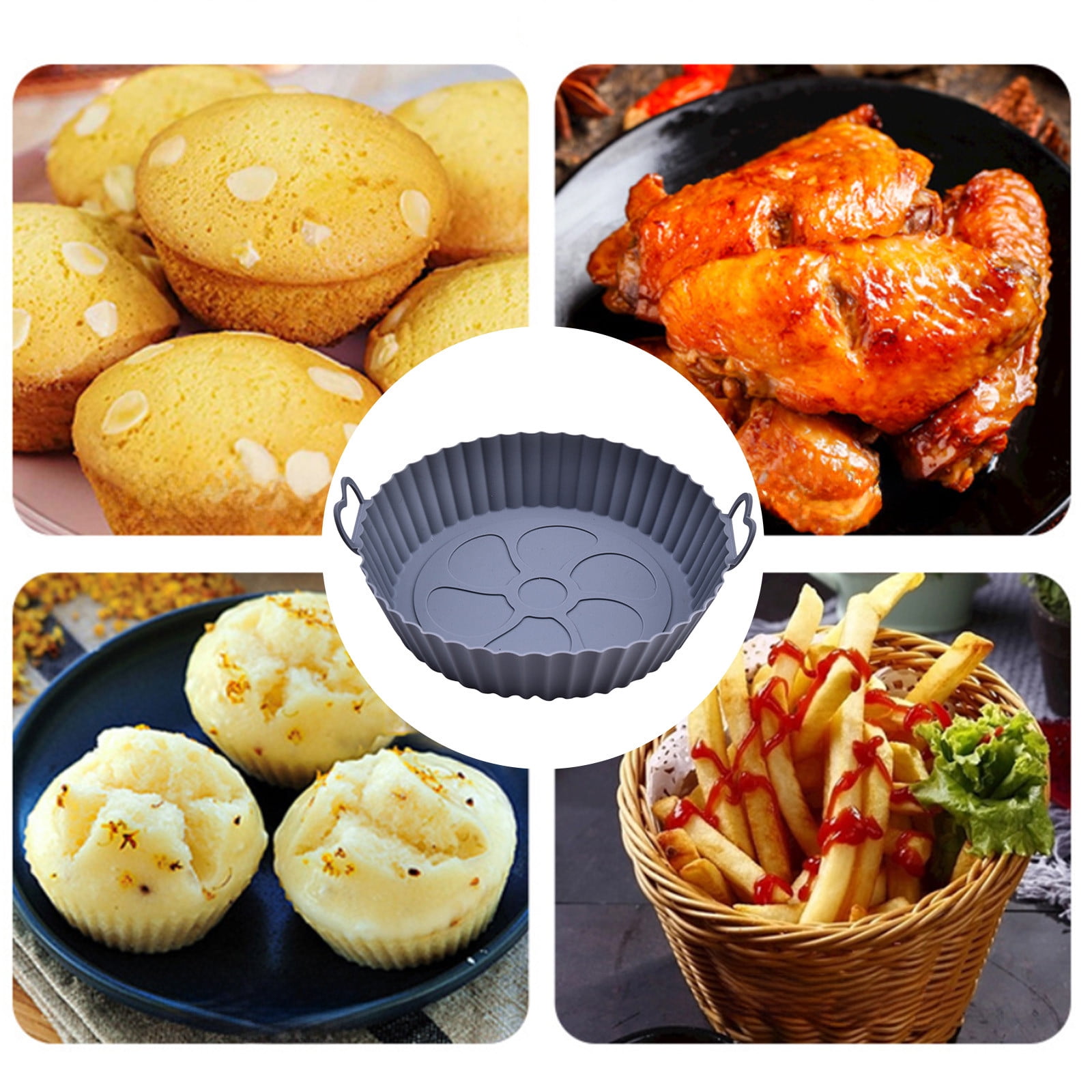 Quinlirra Baking Mat, Oven Liner, Cooking Sheet - Silica Gel Baking ...