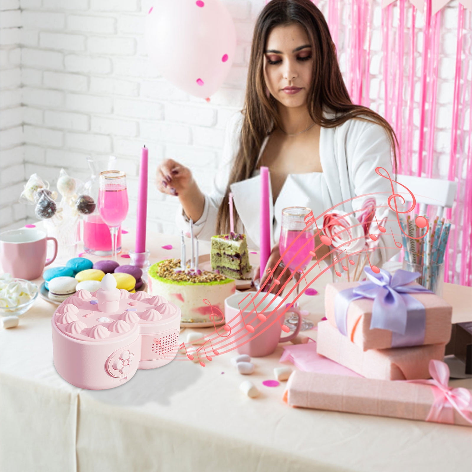 Todaioua Birthday Cake Bluetooth Speaker High-End Small Speaker ...