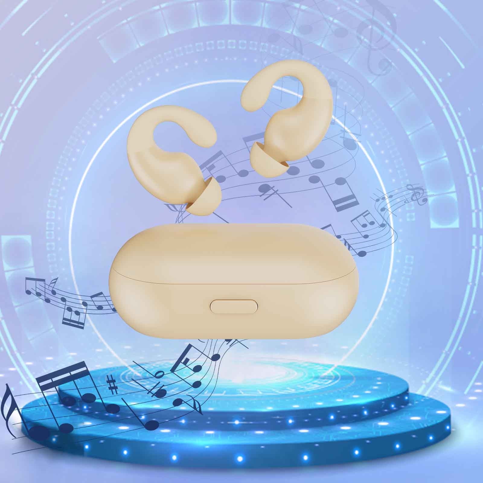 Quinlirra Bluetooth Earphones in Ear Clip Wireless Bluetooth Earphones ...