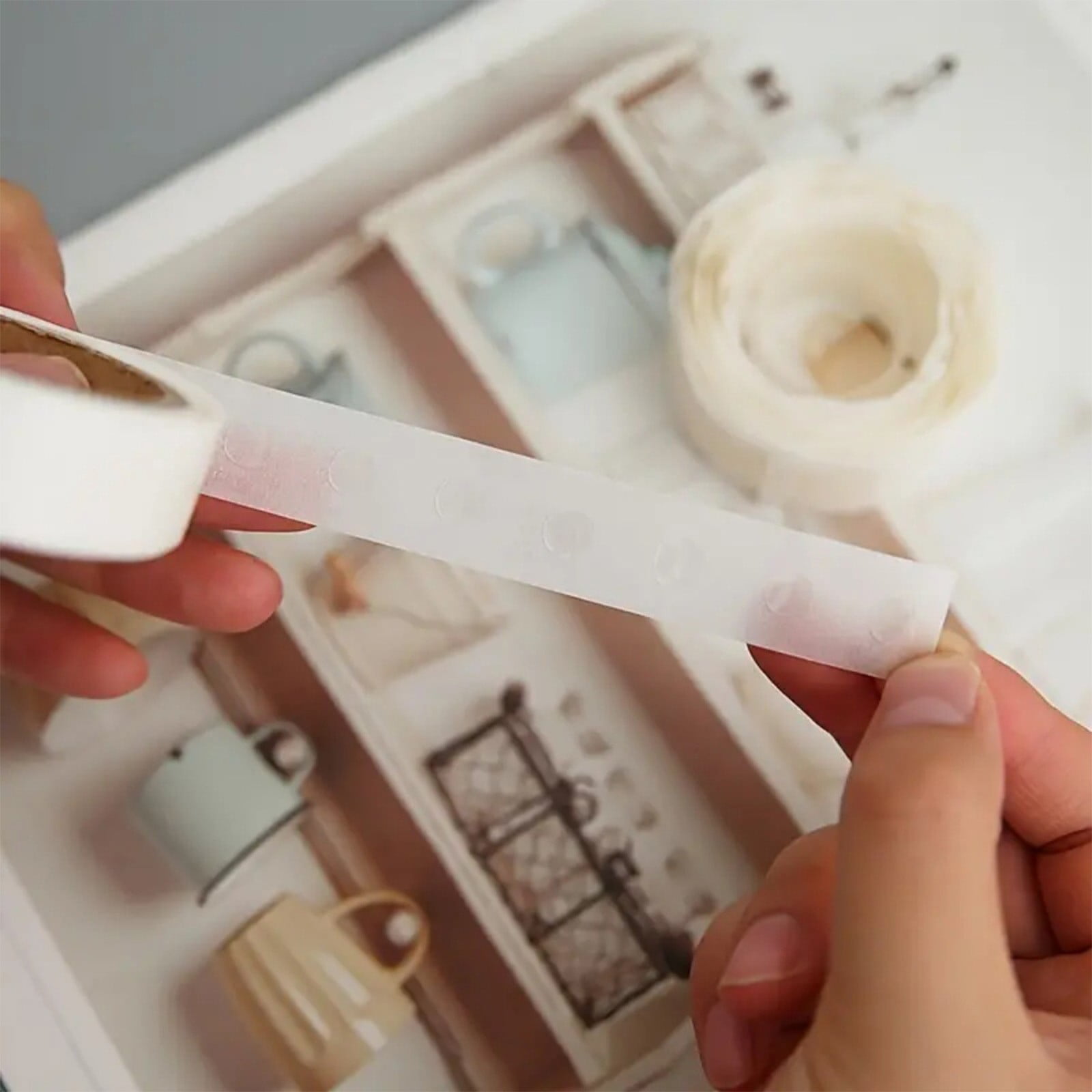 Todaioua Adhesive Stick Dots Two-Sided Sided Mounting Putty Stick Tack ...