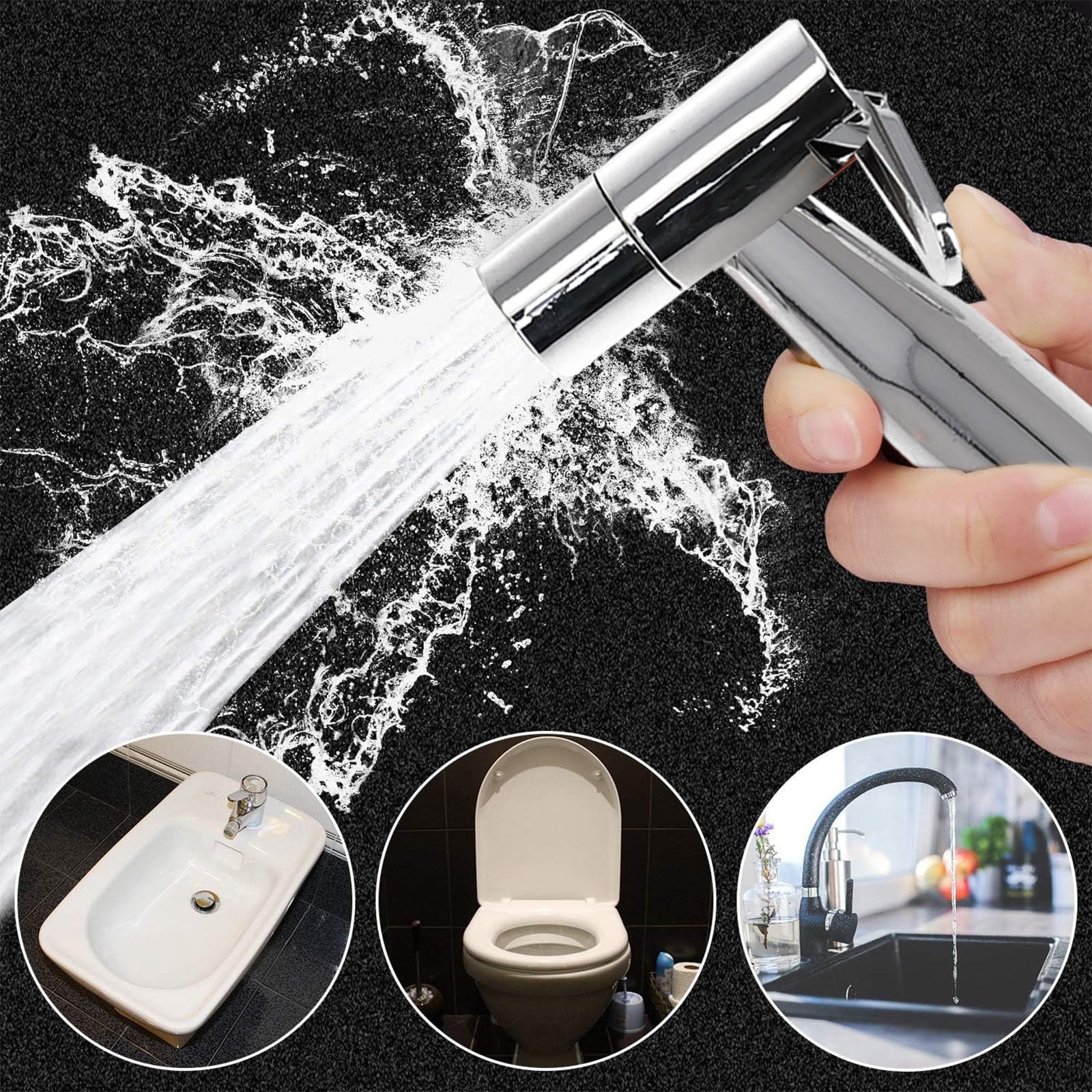 Quinlirra Clearance Bidet Sprayer Head Handheld Bidet Toilet Sprayer ...