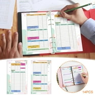 Blue Monthly Budget Planner, Bill Organizer, 24 Pockets, Home Expense ...