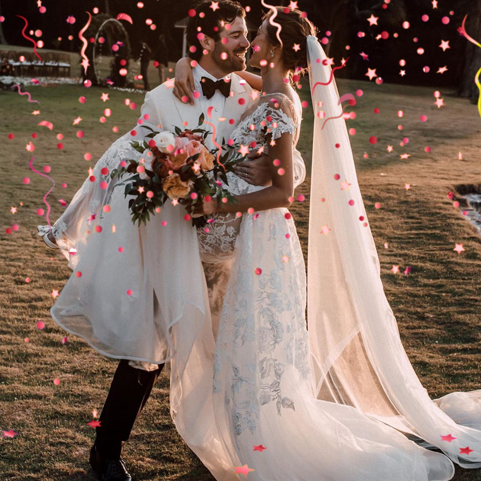 Todaioua Celebration Confetti Cannons - Pneumatic Party Launchers for ...