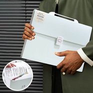 Organ Pack Folder Desk Organizer Plastic Receipts Organizers Documents ...