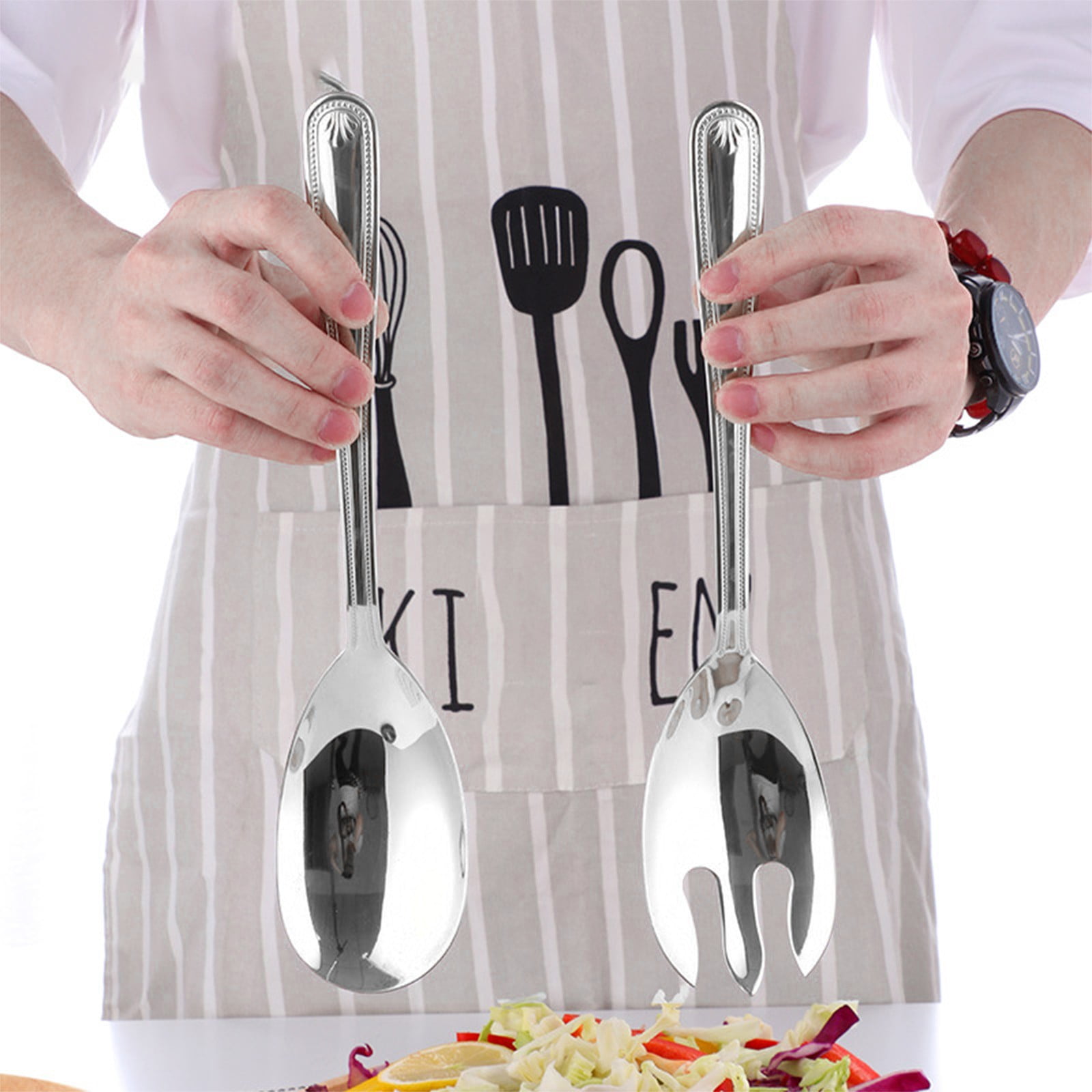 Todaioua Clearance Kitchen Utensils Set: Long Handle Stainless Steel ...