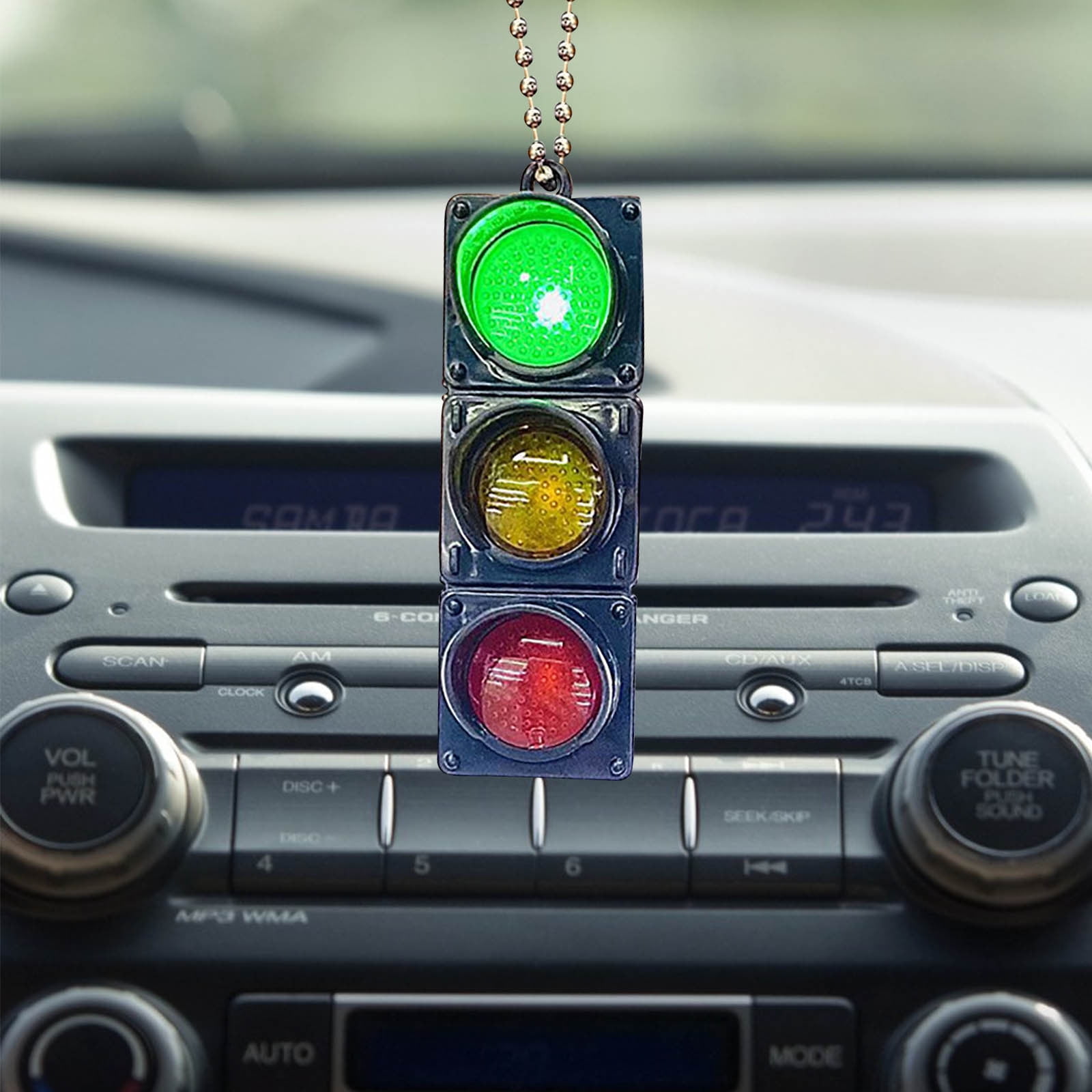 Quinlirra LED Traffic Light Keychain - Mini Cute Pedestrian Signal ...