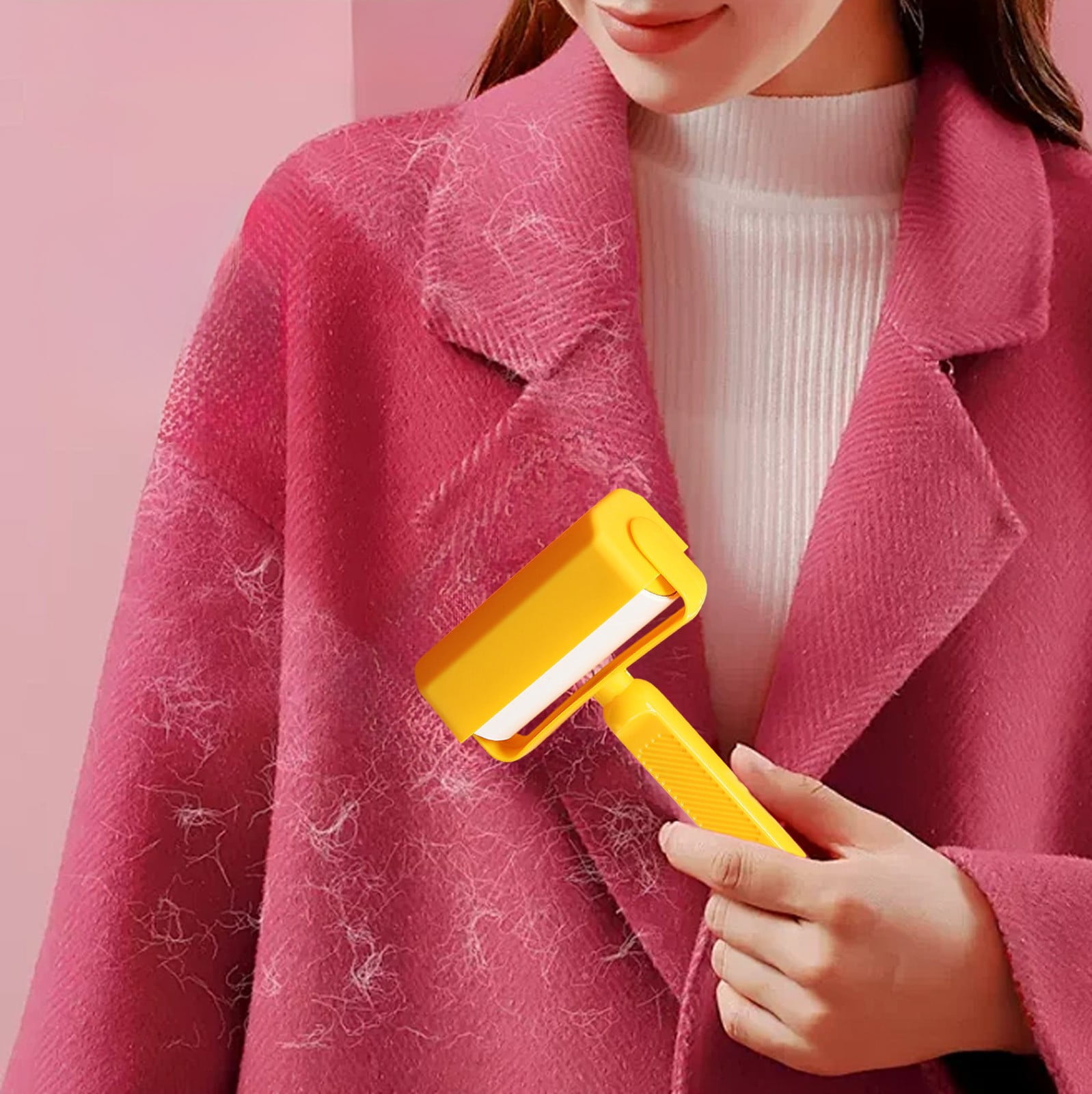 Todaioua Lint Roller for Pet Hair, Extra Sticky Adhesive Clothes Lint ...