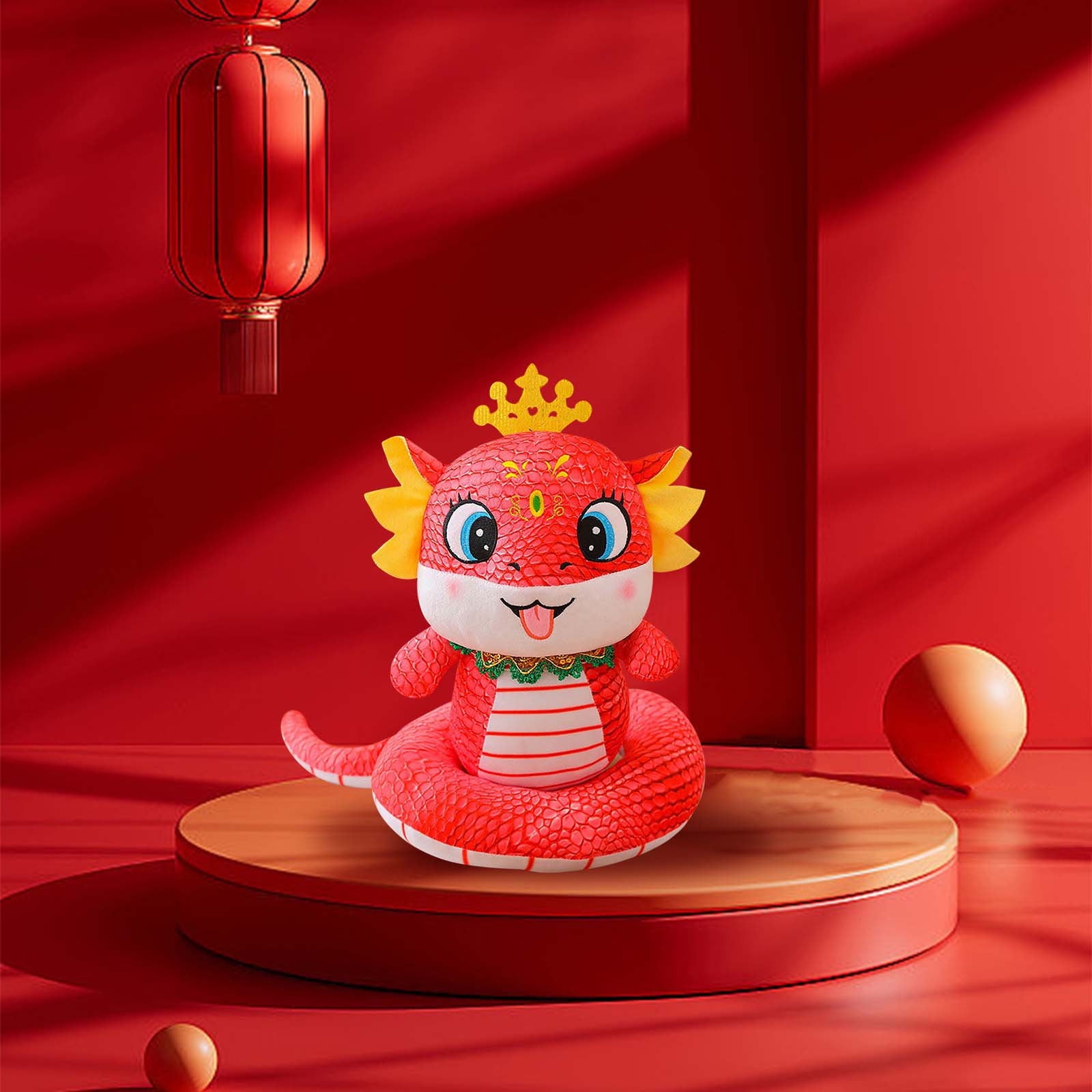 Todaioua Lucky Fortune Snake Plush Toy - 2025 Year of the Snake ...