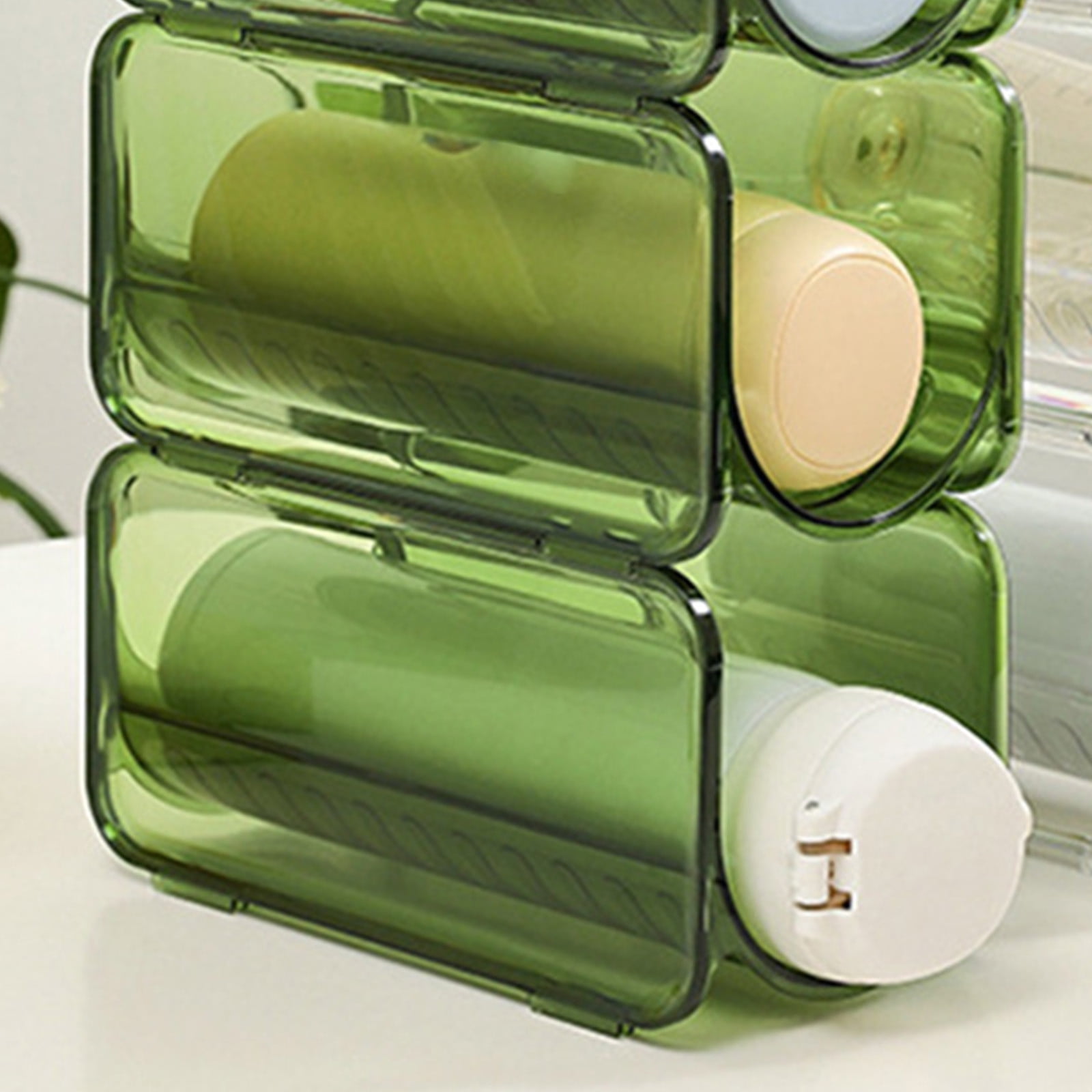 Todaioua Plastic Stackable Water Bottle Holder Bin, Storage Organizer ...