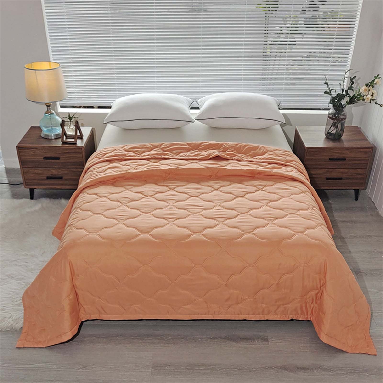 Quinlirra Clearance Skin Friendly Pure Color Quilt Soft Hotel Luxury