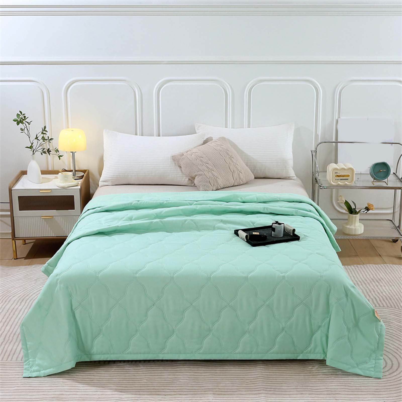 Quinlirra Clearance Skin Friendly Pure Color Quilt Soft Hotel Luxury