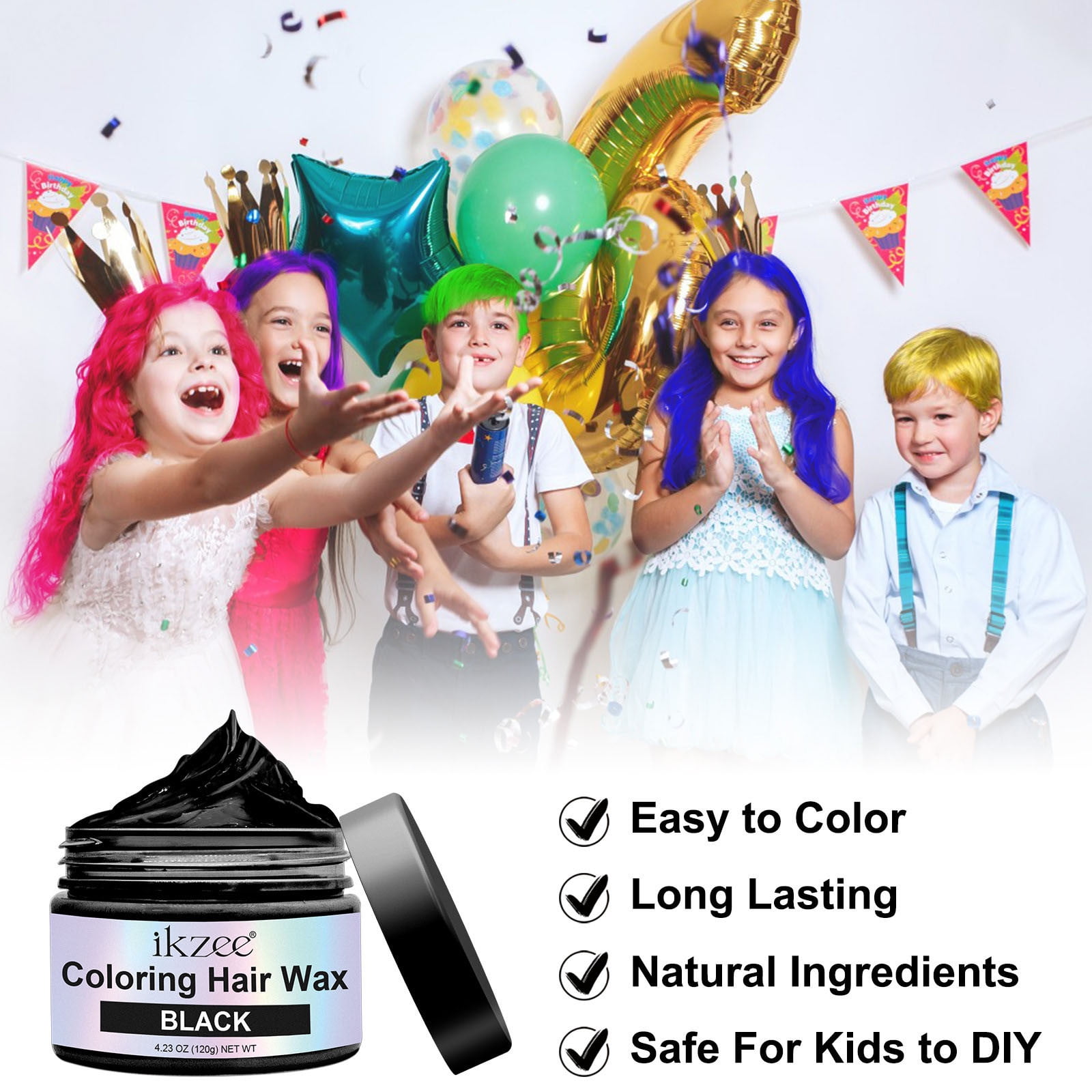 Quinlirra Hair Coloring Wax, Color Wax Pomades Natural Hair Coloring ...