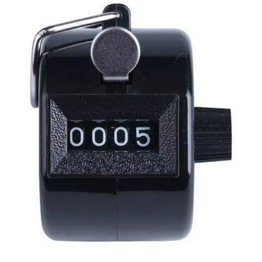 Metal Handheld Tally Counter 4-Digit Number Count Clicker Counter, Hand ...
