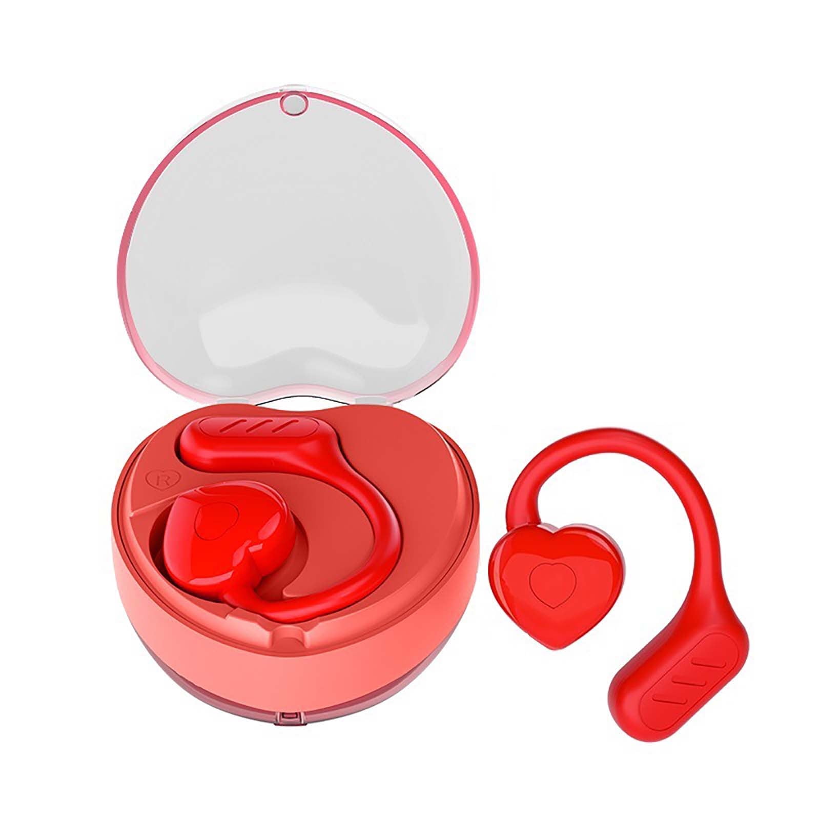 Todaioua Heart Headphones Wireless Bluetooth Earbuds with Heart Rate ...