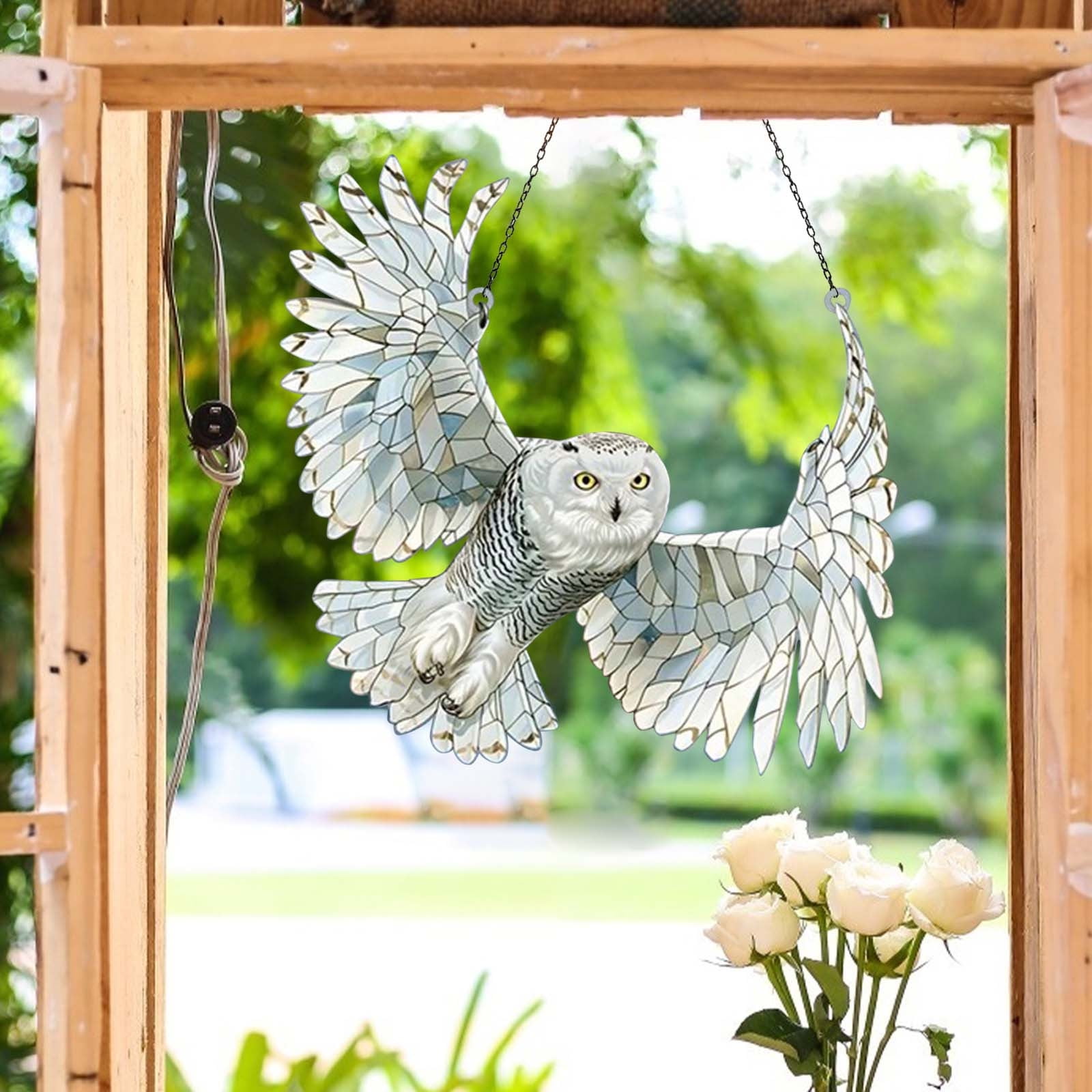 Quinlirra Spirit Birds Acrylic Suncatchers - Owl, Cardinal Christmas ...