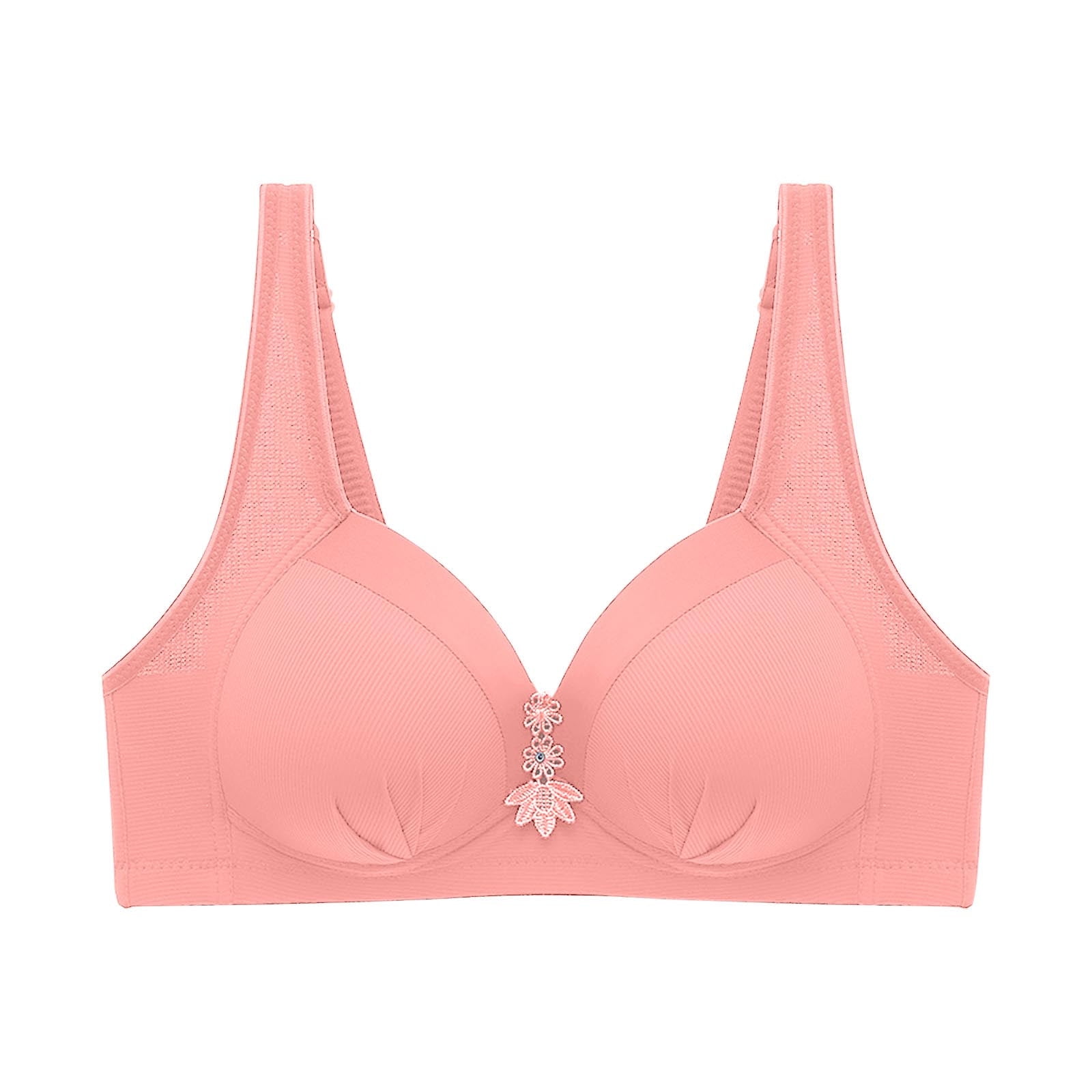 Quinlirra Sport Bras for Women Clearance Women's Bra Soild Wire Free ...