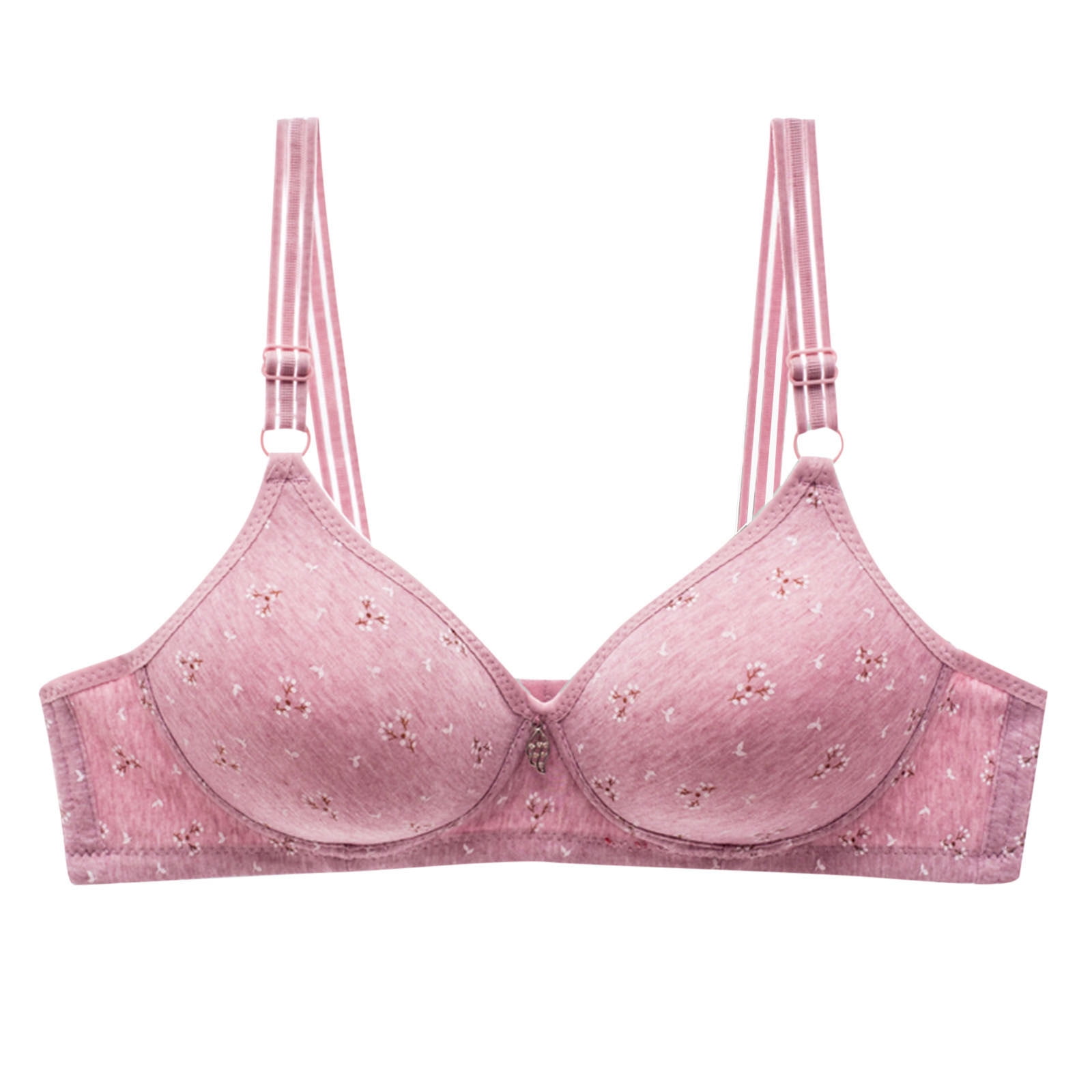 Quinlirra Sport Bras for Women Clearance Women's Bra Soild Wire Free ...