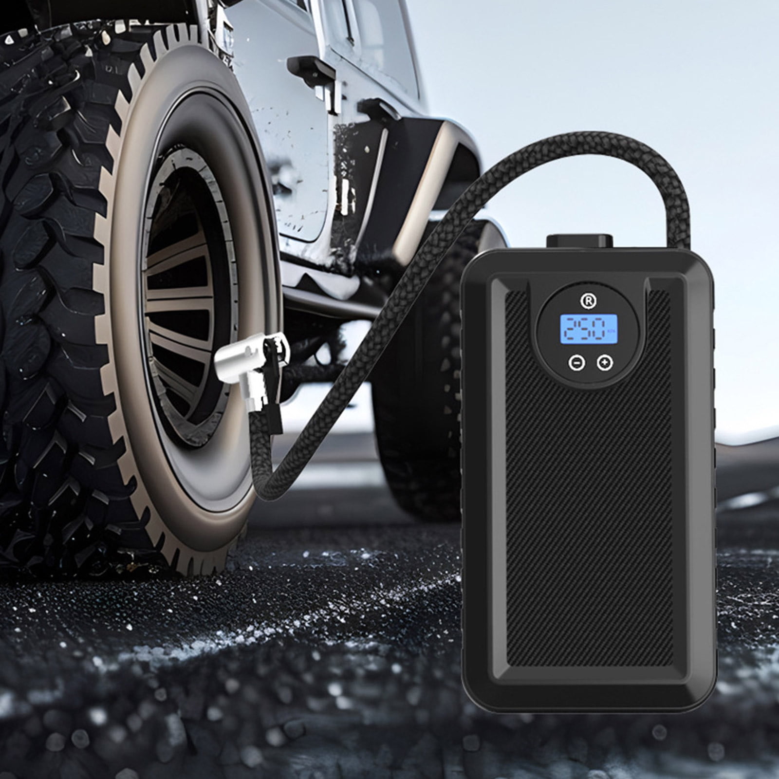 Todaioua Tire Inflator Portable Air Compressor Portable Cordless Mini ...