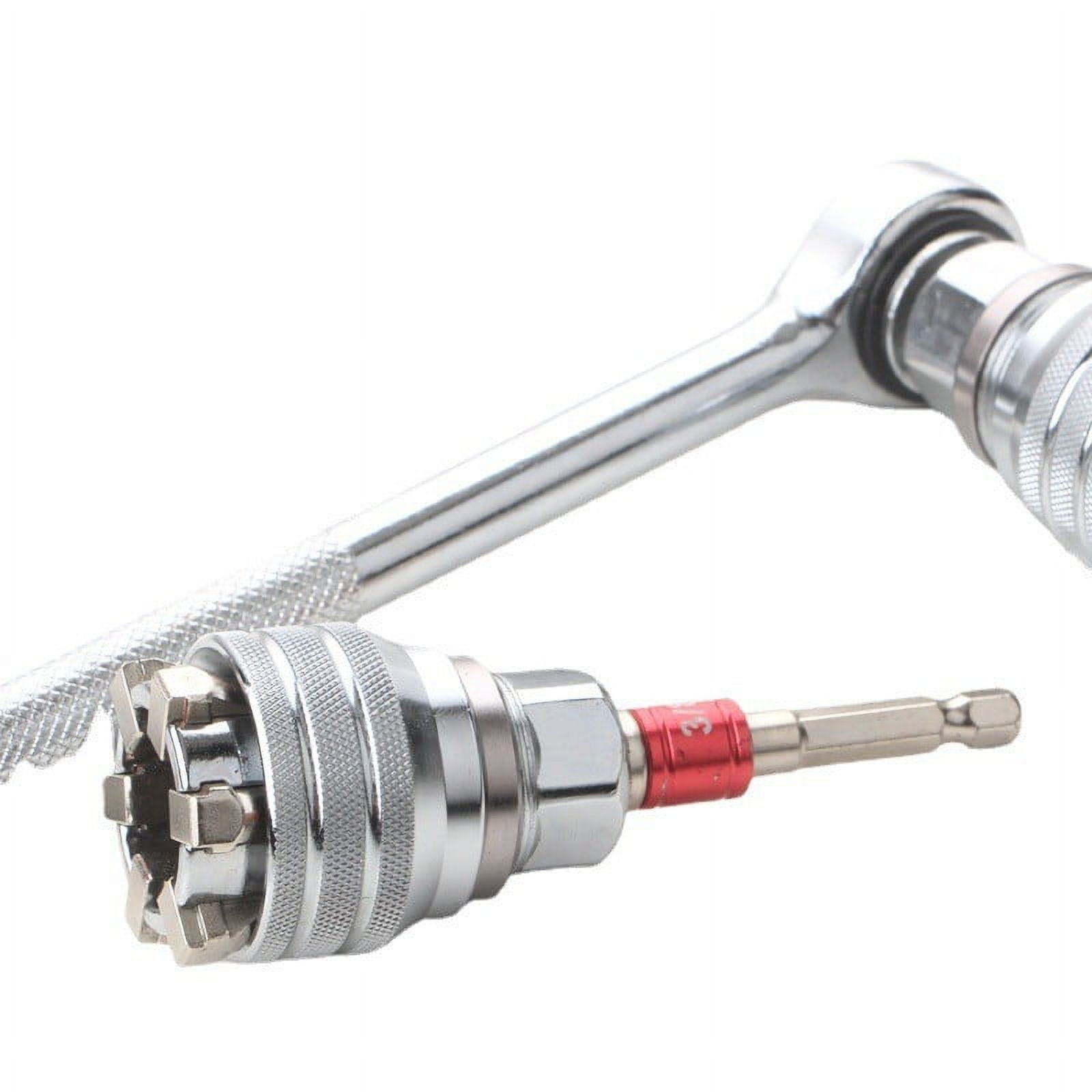 Upgraded Adjustable Universal Socket Wrench For 3/8 Drive Ratchet ...