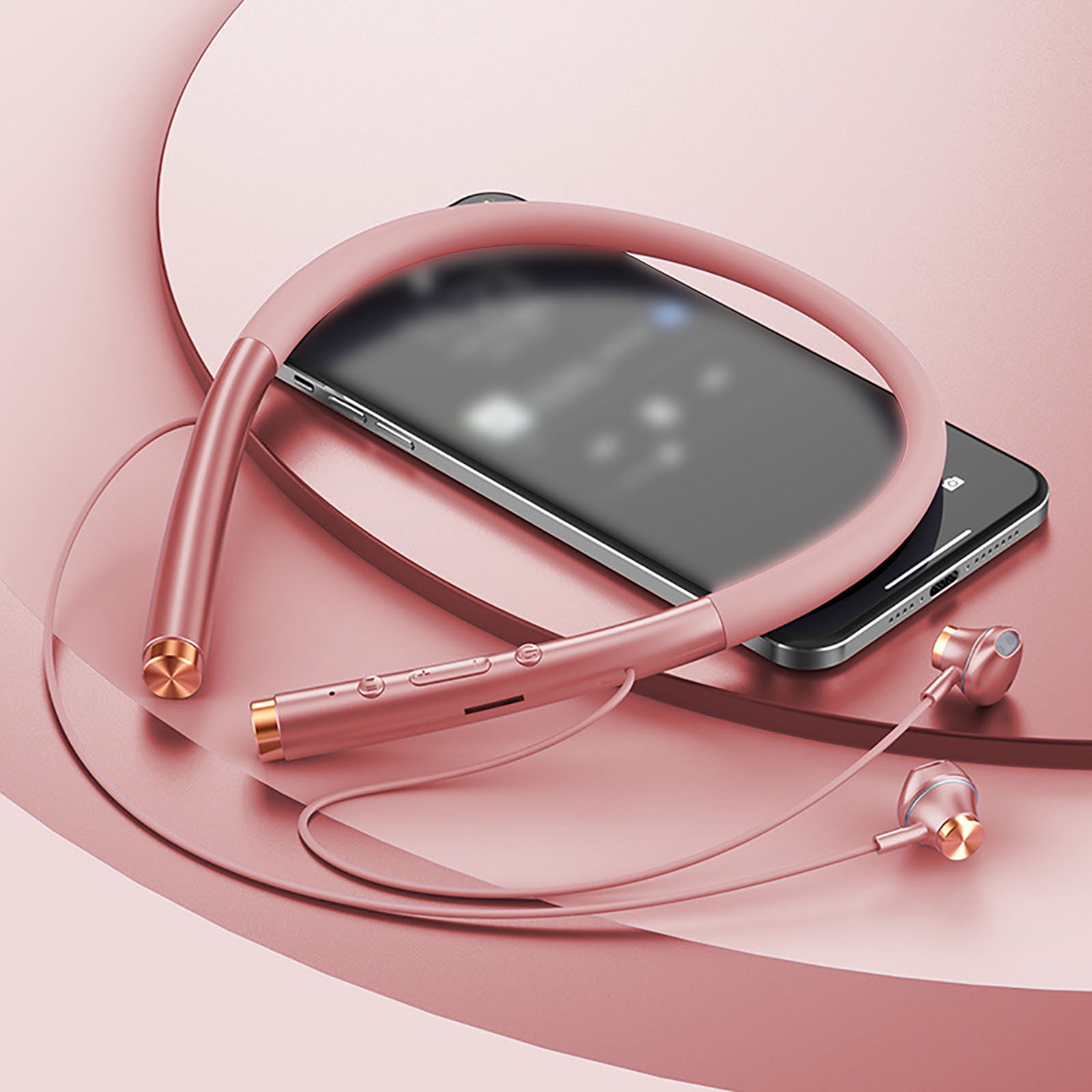 Quinlirra Wireless Bluetooth Earphones, Neck Mounted, Ultra Long ...