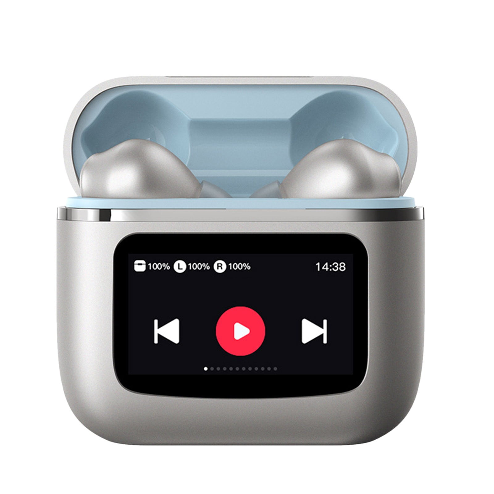 Todaioua Wireless Earbud Bluetooth Multifunctional Color Screen Display ...