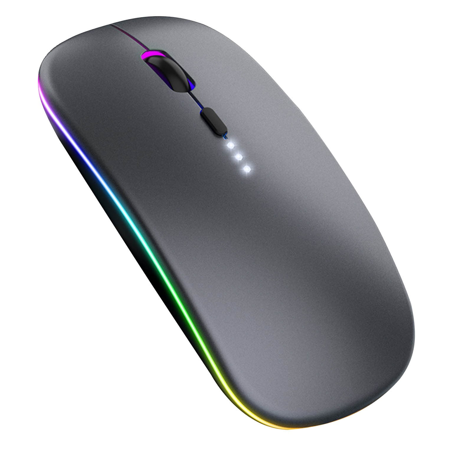 Quinlirra Wireless Mouse,Rechargeable LED Wireless Bluetooth Mouse ...