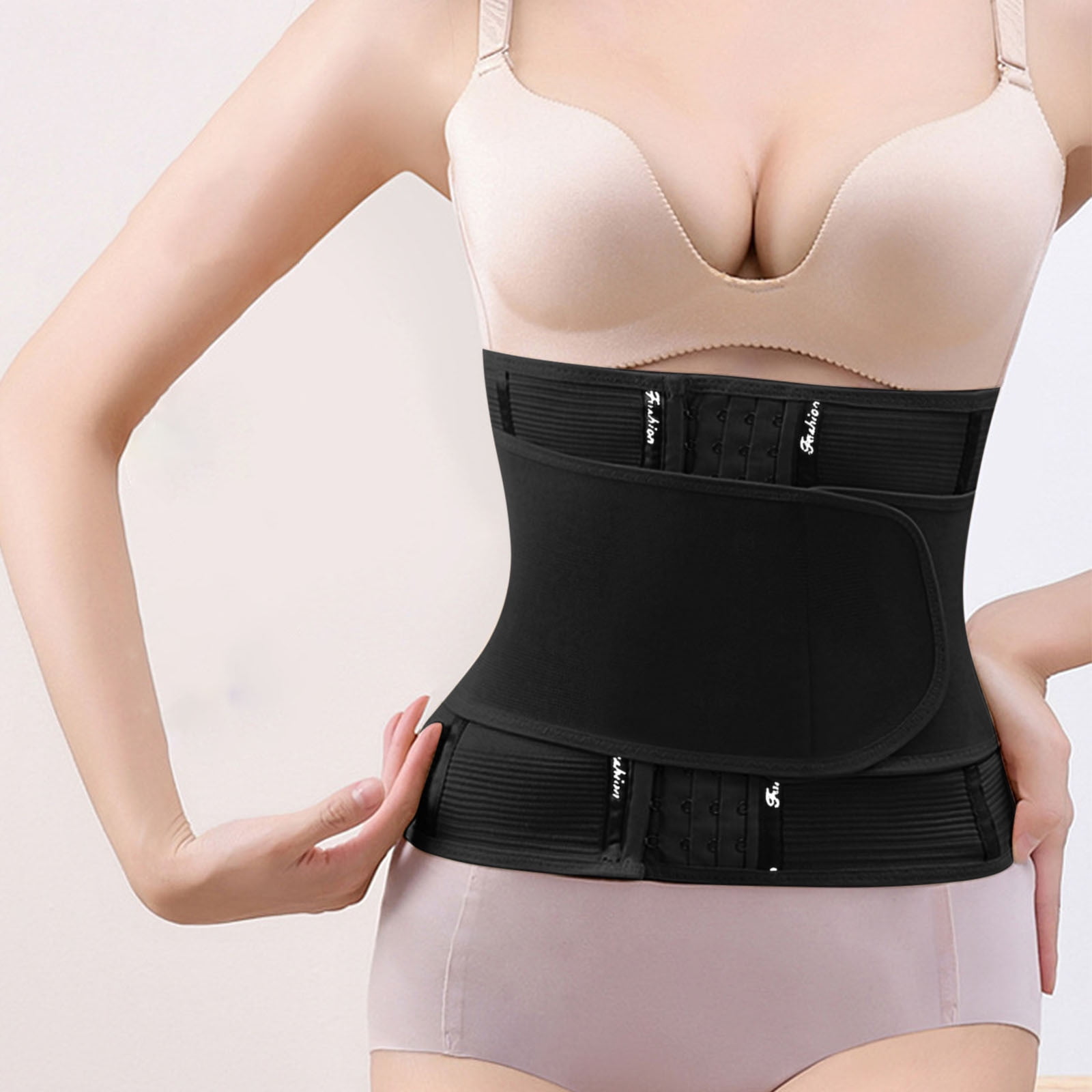 Quinlirra Women Shapewear Cinchers Waist Trainer Underbust Corset Belt
