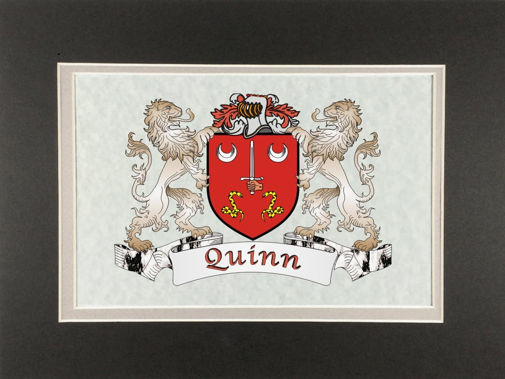 Quinn Irish Coat of Arms Print - Frameable 9" x 12" - Walmart.com