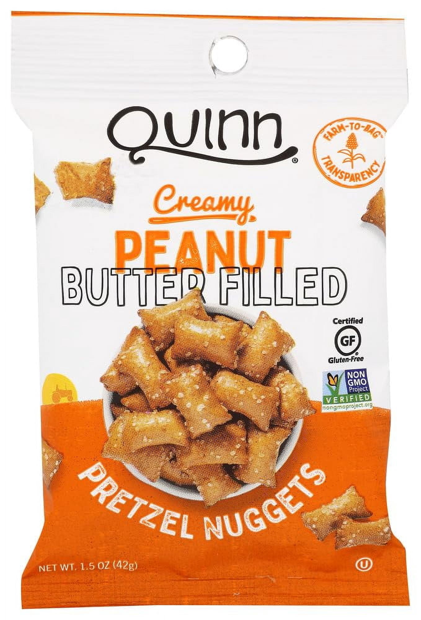 Quinn Peanut Butter Filled AKF18 Nugget Single Serve 1.5 Oz Bags, 14 ...