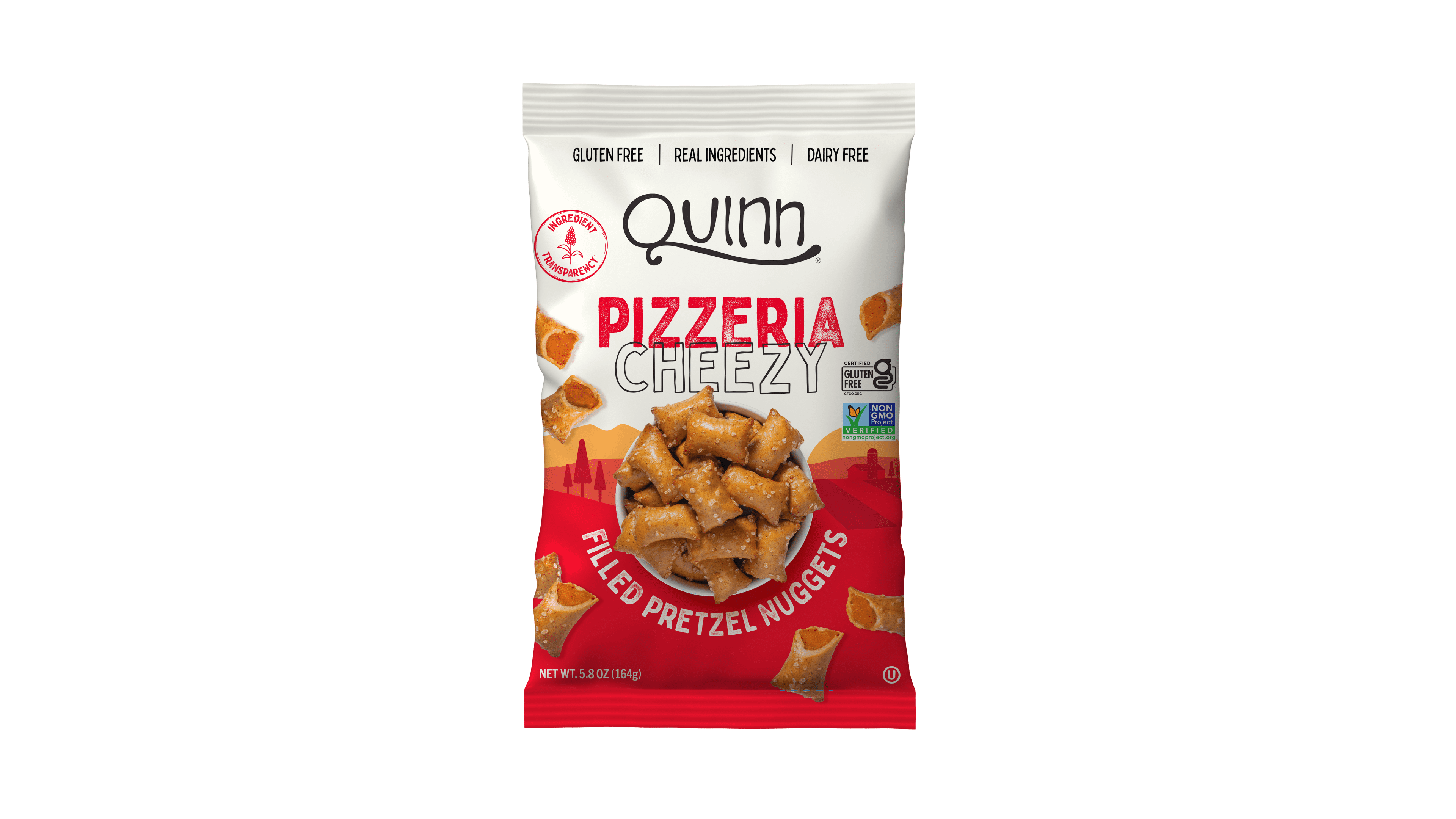 Quinn Snacks Plant Based Cheezy Pizzeria Style Filled Pretzel Nuggets ...