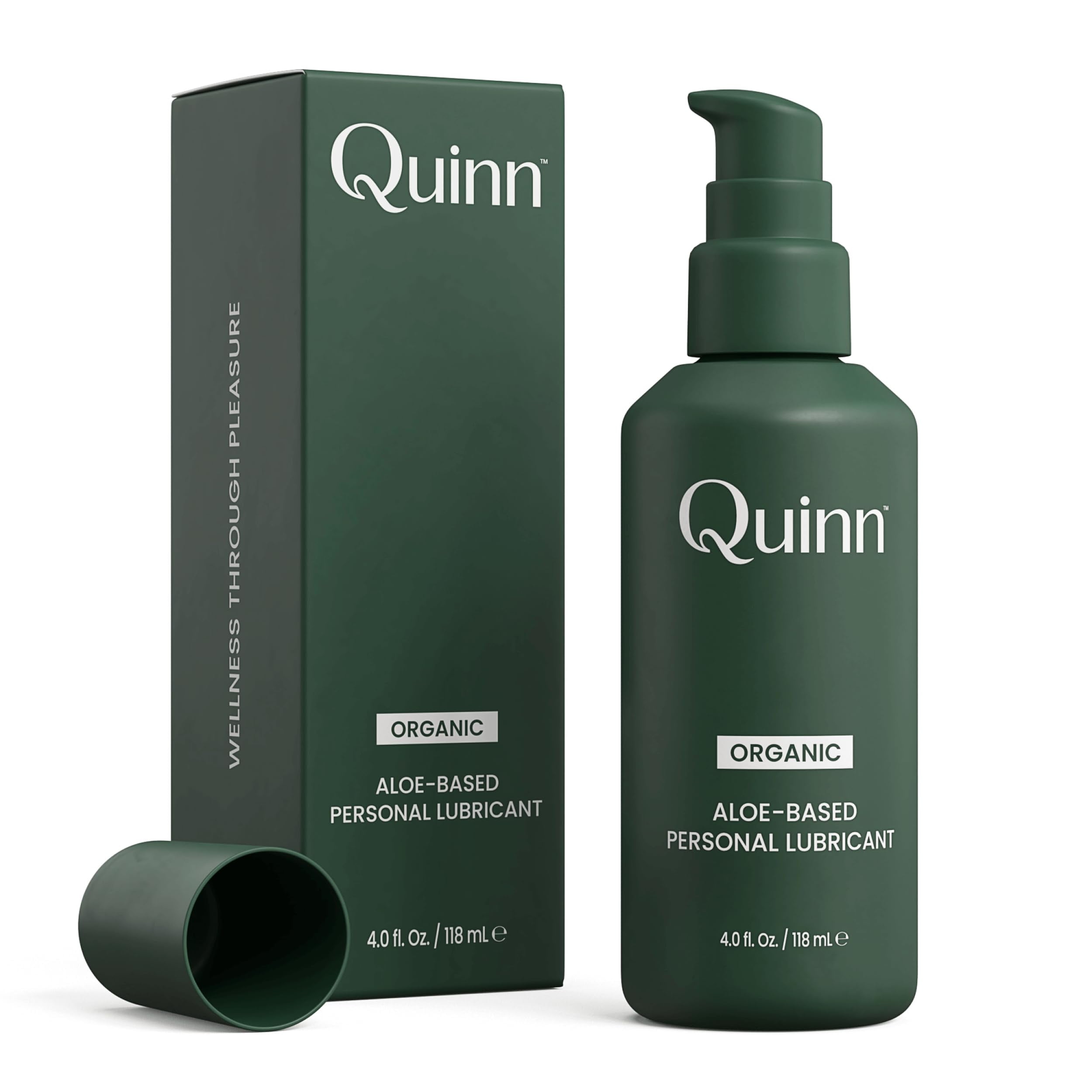 Quinn Wellness Lube, Natural Aloe & Water Based Personal Lubricant ...