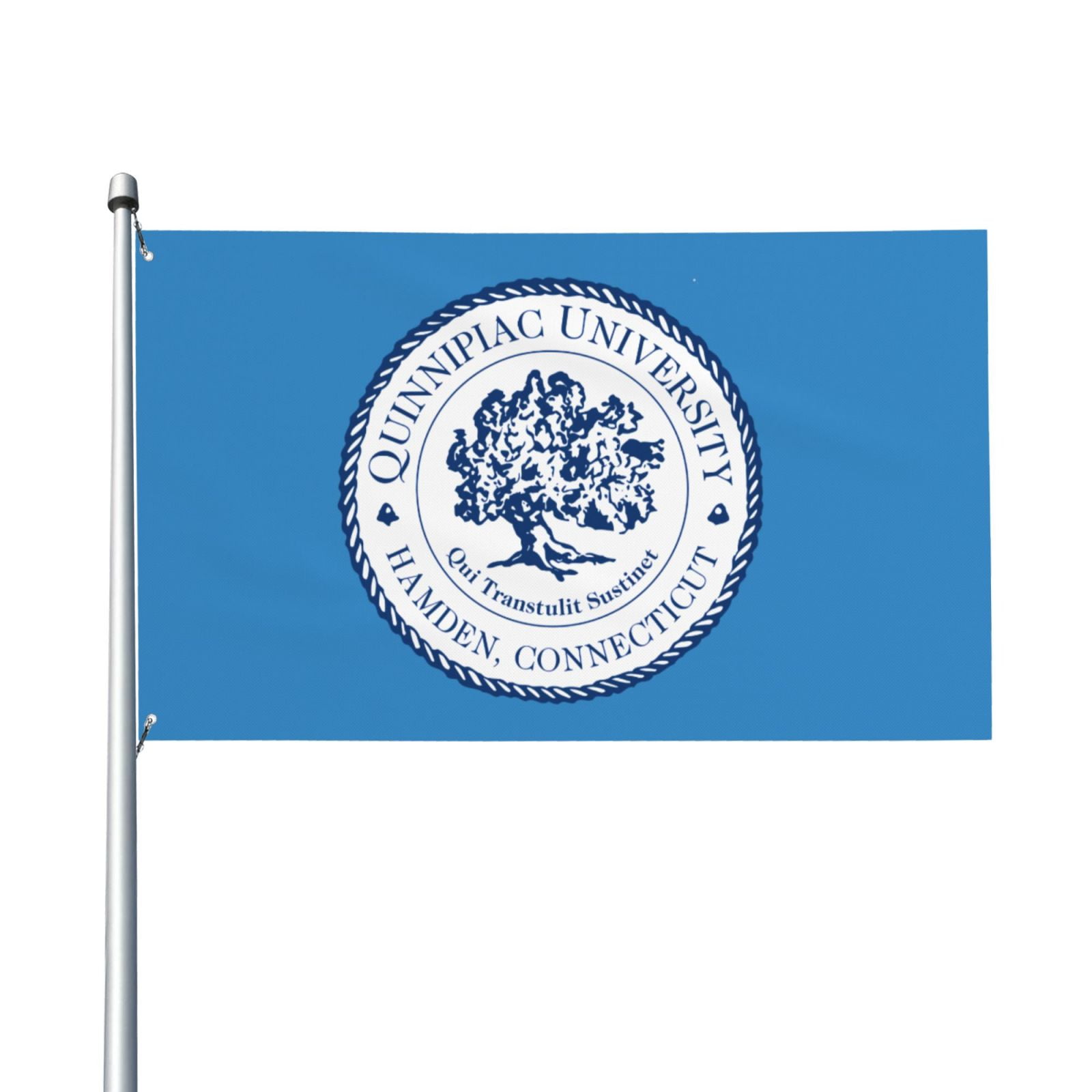 Quinnipiac University Flag 3x5 Outdoor ,Sewn Stripes, Stronger Brass ...
