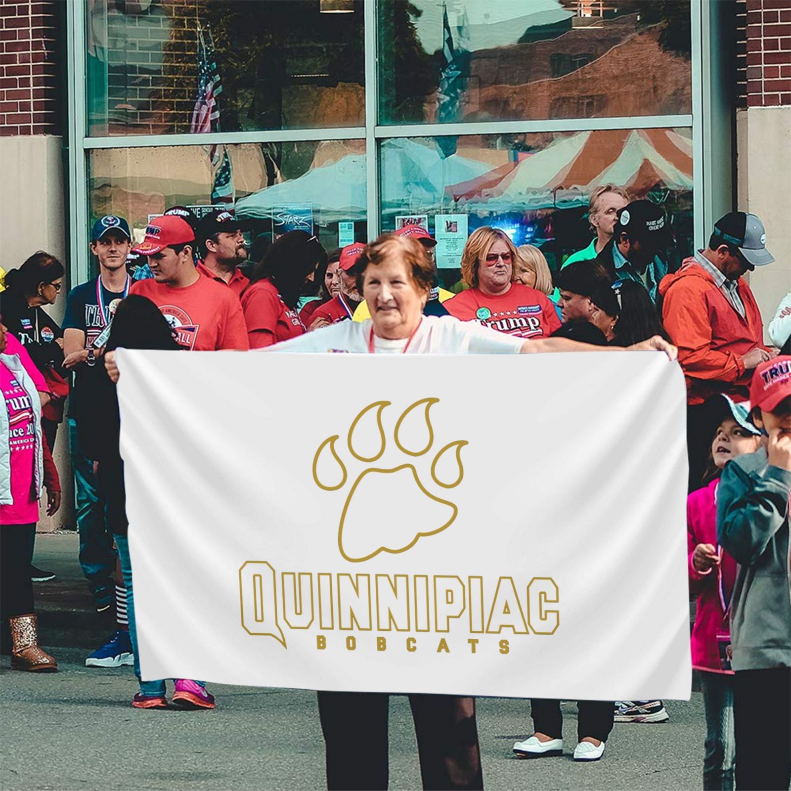 Quinnipiac University Logo Flag 3x5ft, Home Garden Flag, Suitable For ...
