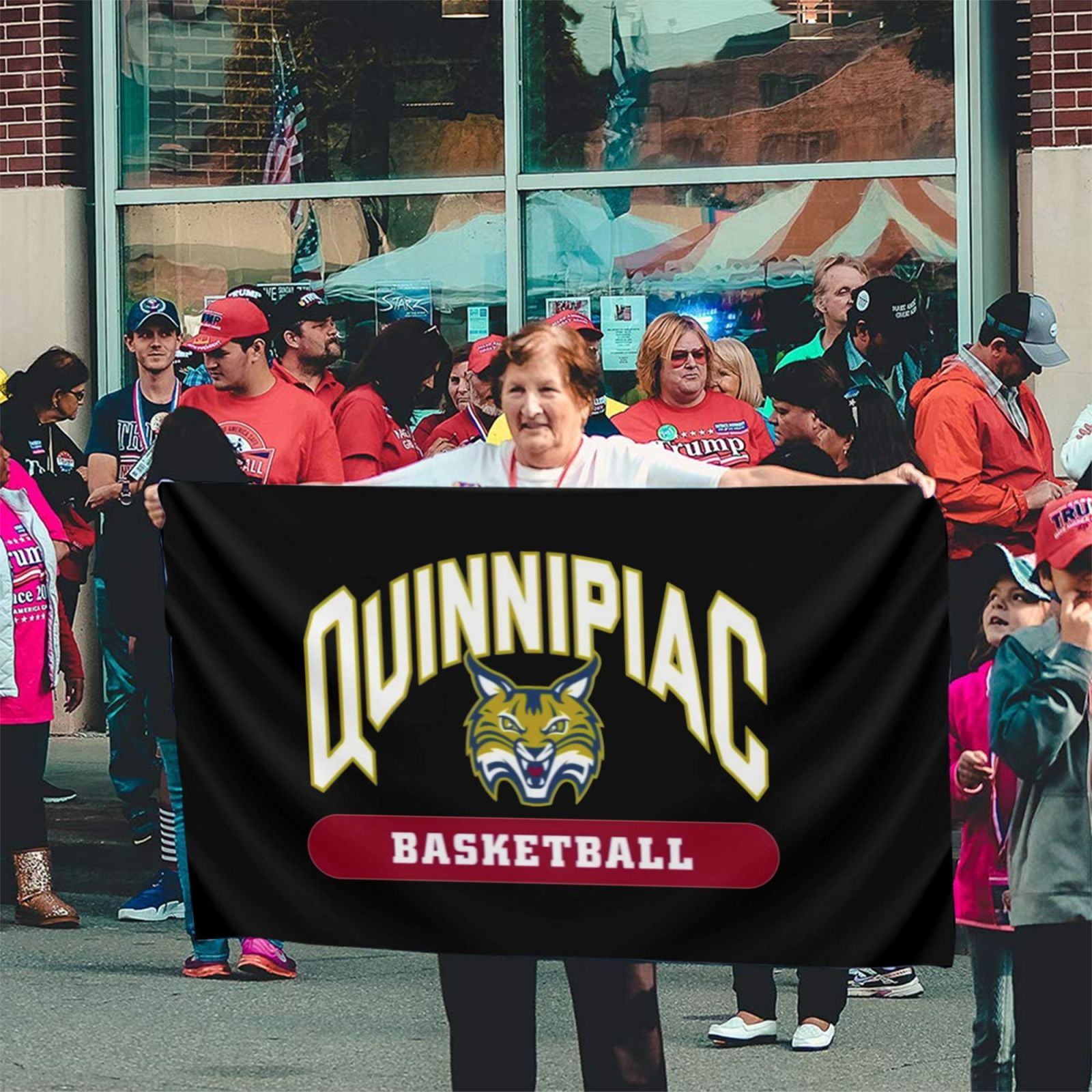 Quinnipiac University Logo Flag 3x5ft, Home Garden Flag, Suitable For ...