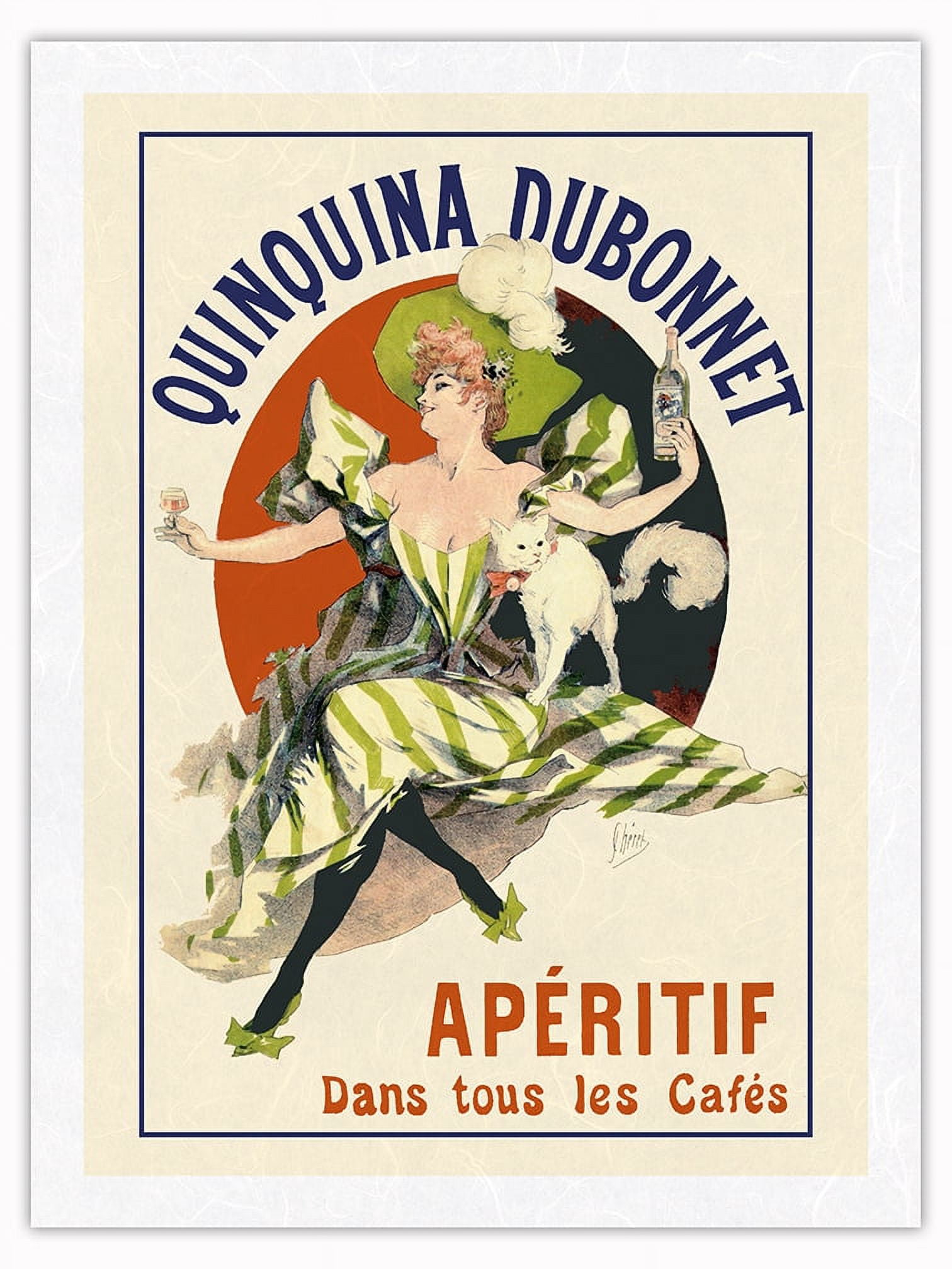 Quinquina Dubonnet - Aperitif in all Cafes - Vintage France Advertising ...