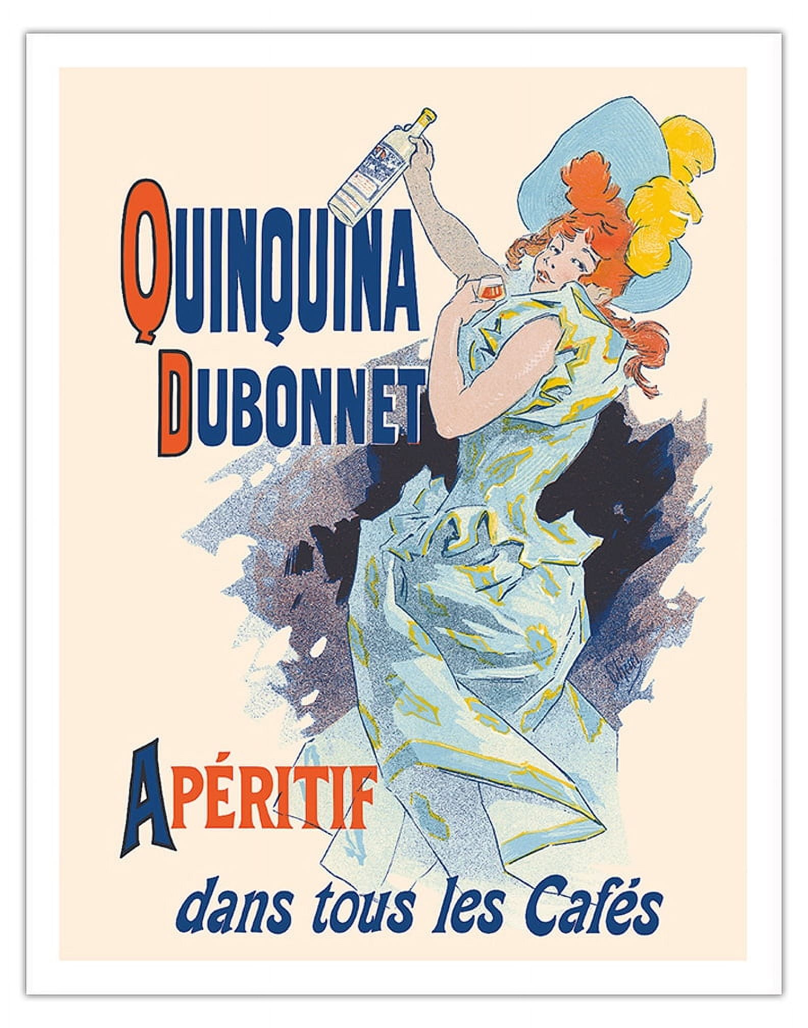 Quinquina Dubonnet - French Aperitif Wine & Spirits - Vintage Art ...