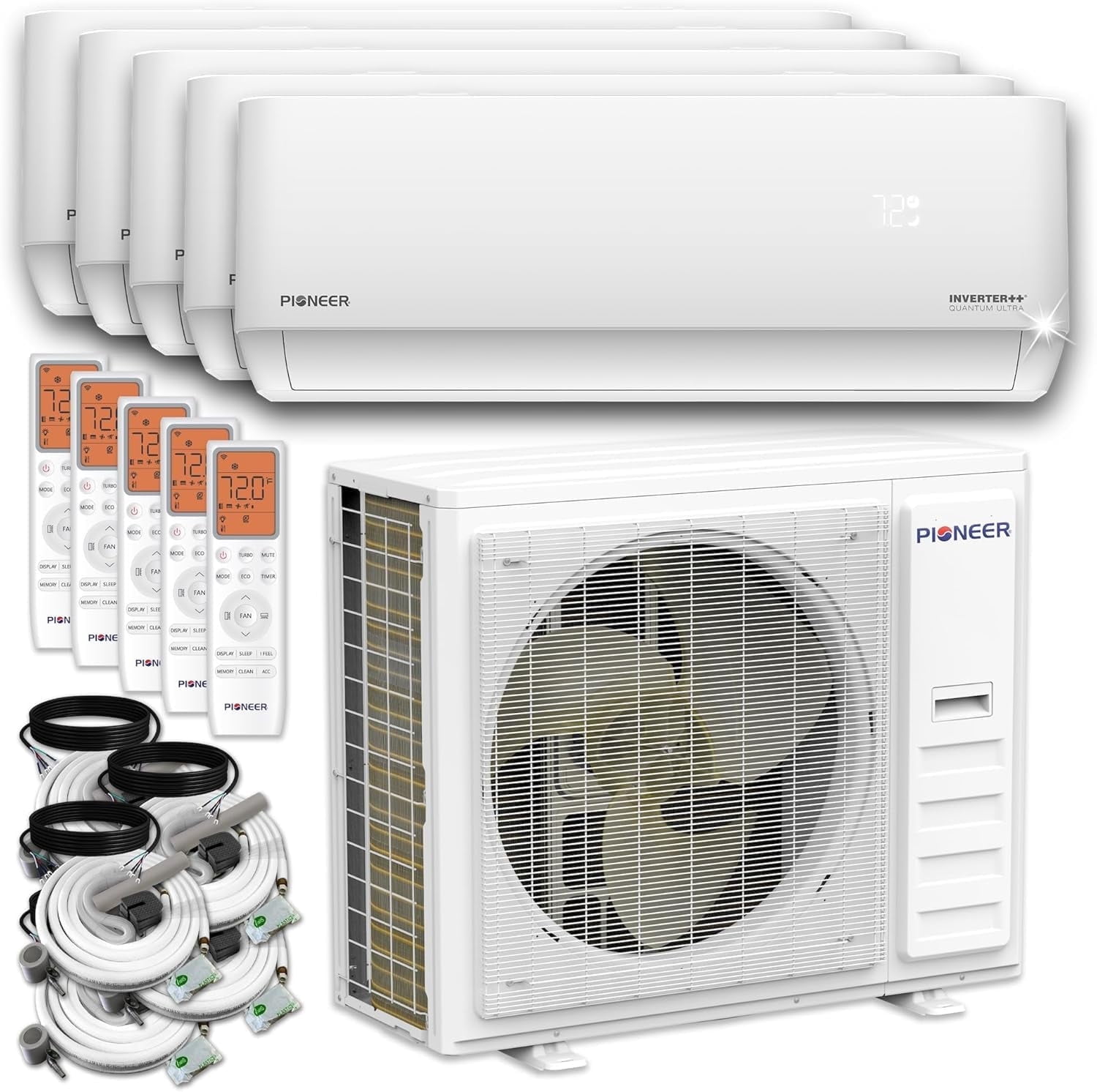 Quint Split 45000 BTU 3.5-Ton Quantum Ultra Wi-Fi 22 SEER Energy-Star ...