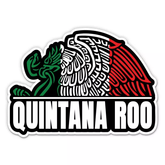 Quintana Roo Mexico Mx Bandera Sticker Phone Decal Water Bottle Stickers Car Decals, Laptop ...