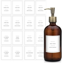 Labels Soap Stickers Waterproof Bottle Label Hand Bathroom Cleaning ...