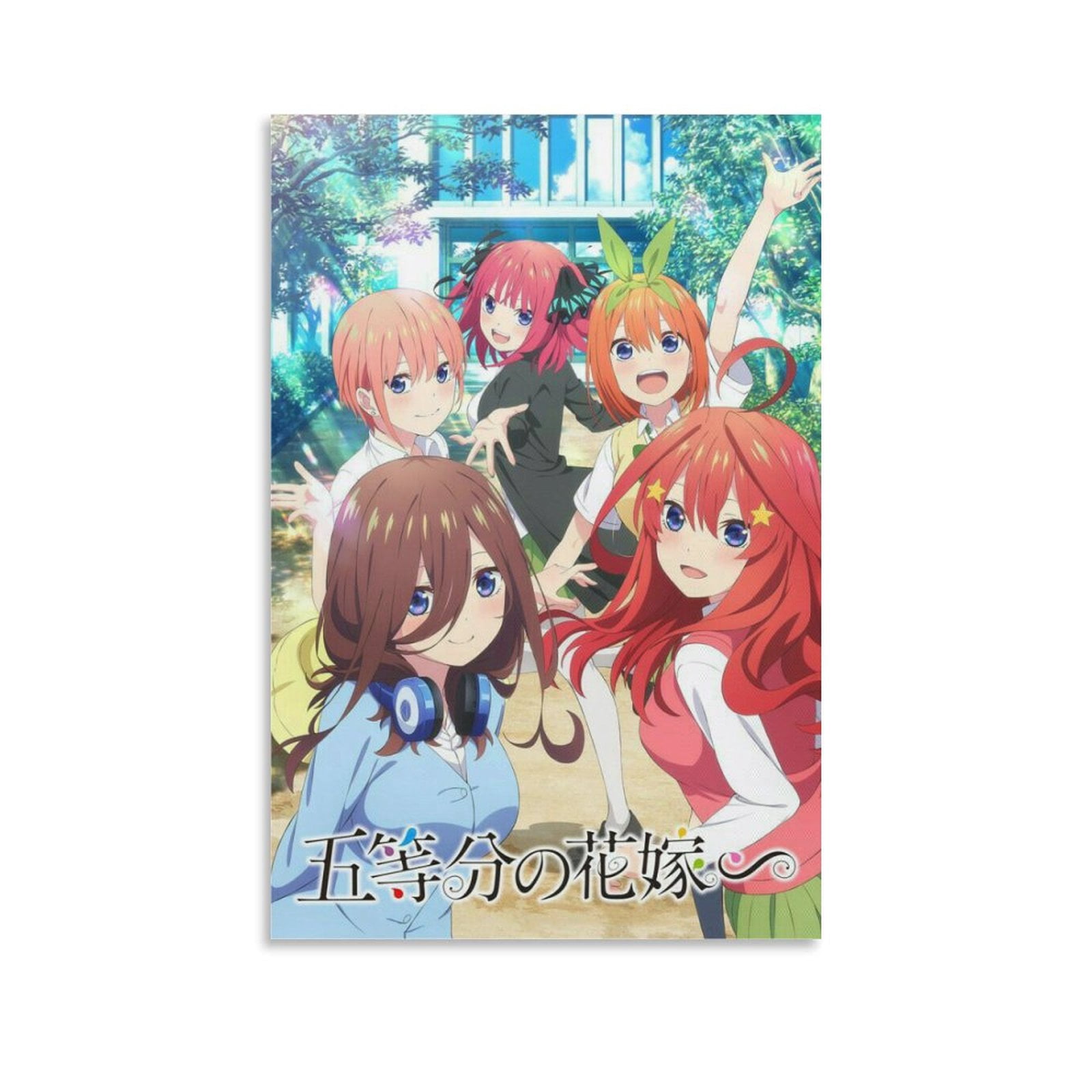 The Quintessential Quintuplets Anime Poster Aesthetic Poster (1) Canvas ...