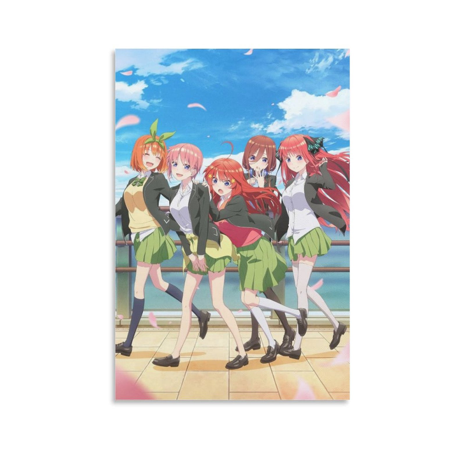 The Quintessential Quintuplets Anime Poster Aesthetic Poster (18) Room ...