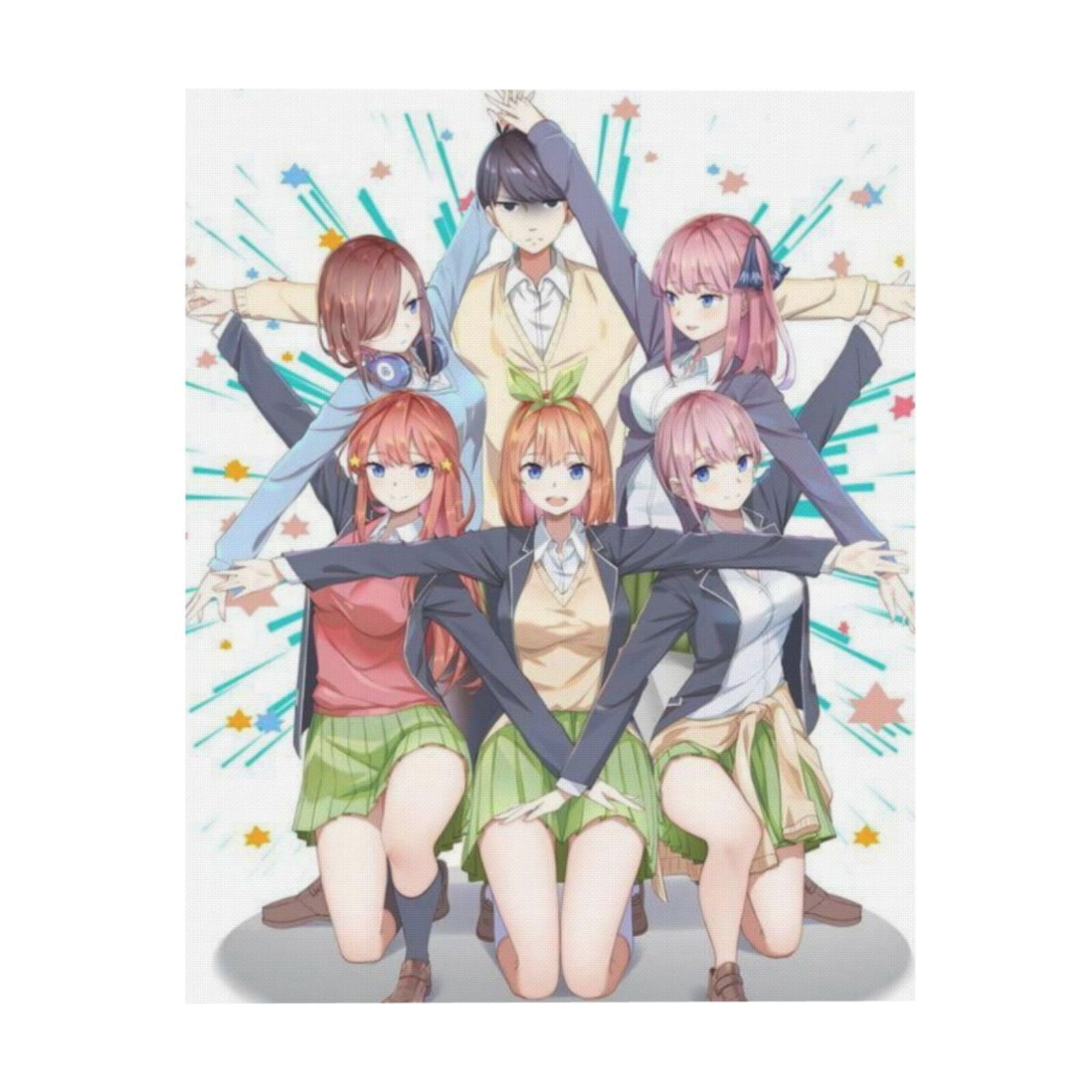 The Quintessential Quintuplets Poster , HD Print Canvas Art for Home ...
