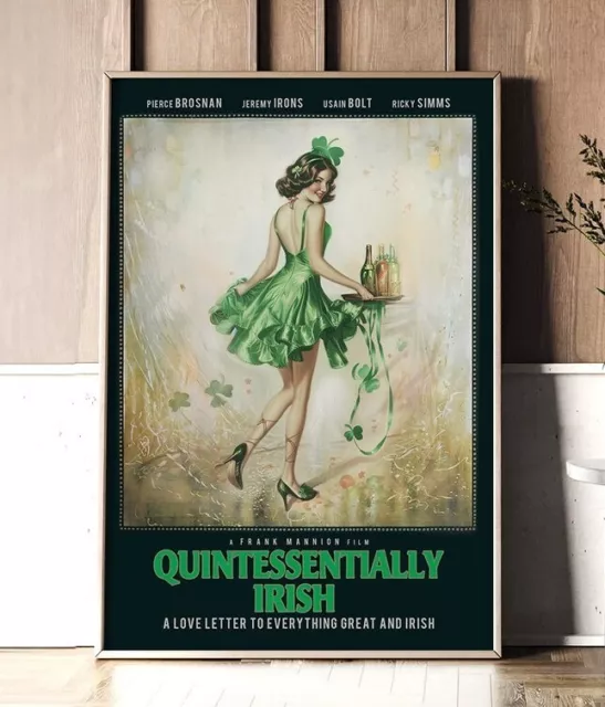 Quintessentially Irish Movie Poster NO FRAMED POSTER Home Decor ...