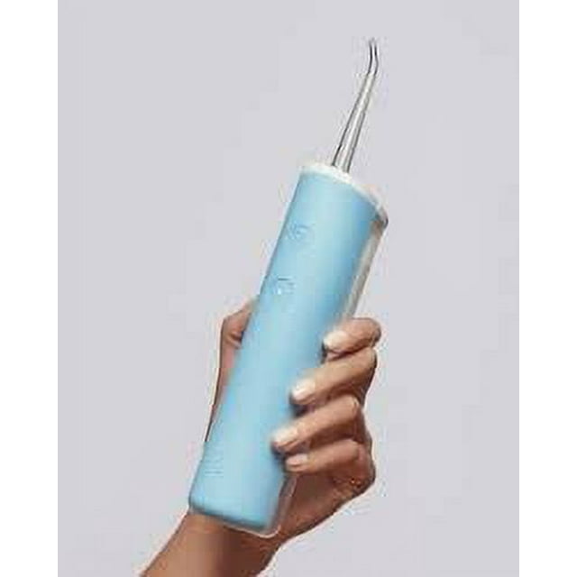 Quip Cordless Rechargeable 2 Pressure Modes Plastic Water Flosser, Sky ...