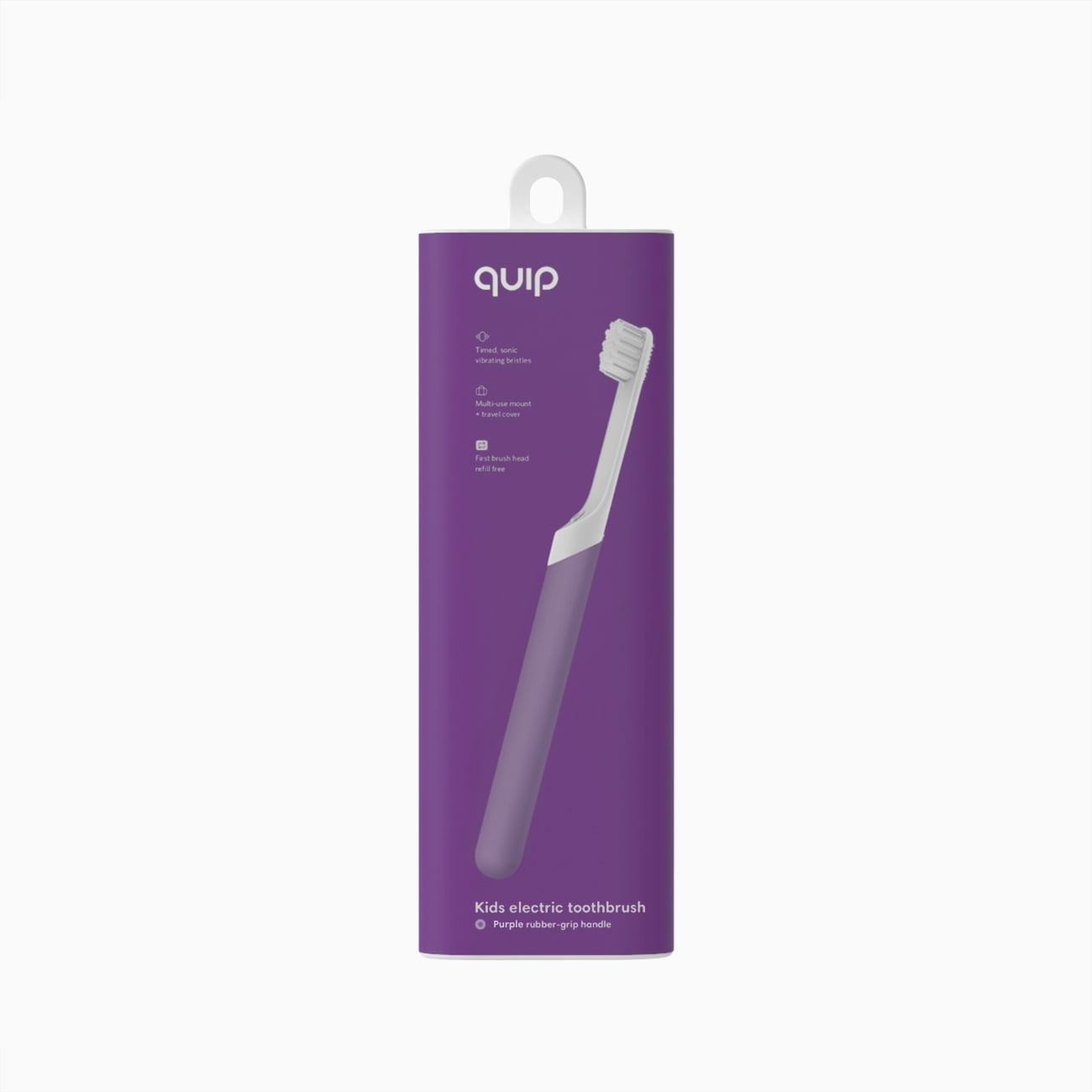 Quip Kids Electric Toothbrush, Automatic, Battery Powered, Rubber Grip ...