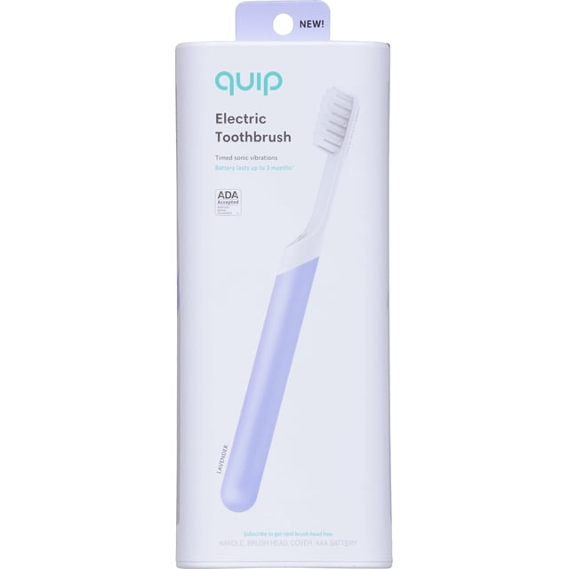 Quip Lavender Electric Toothbrush 1 ea - Walmart Business Supplies