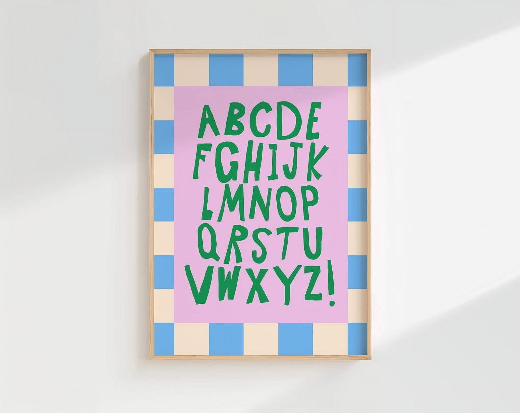 Quirky Alphabet Print For Kids - Colorful And Playful Wall Art For ...