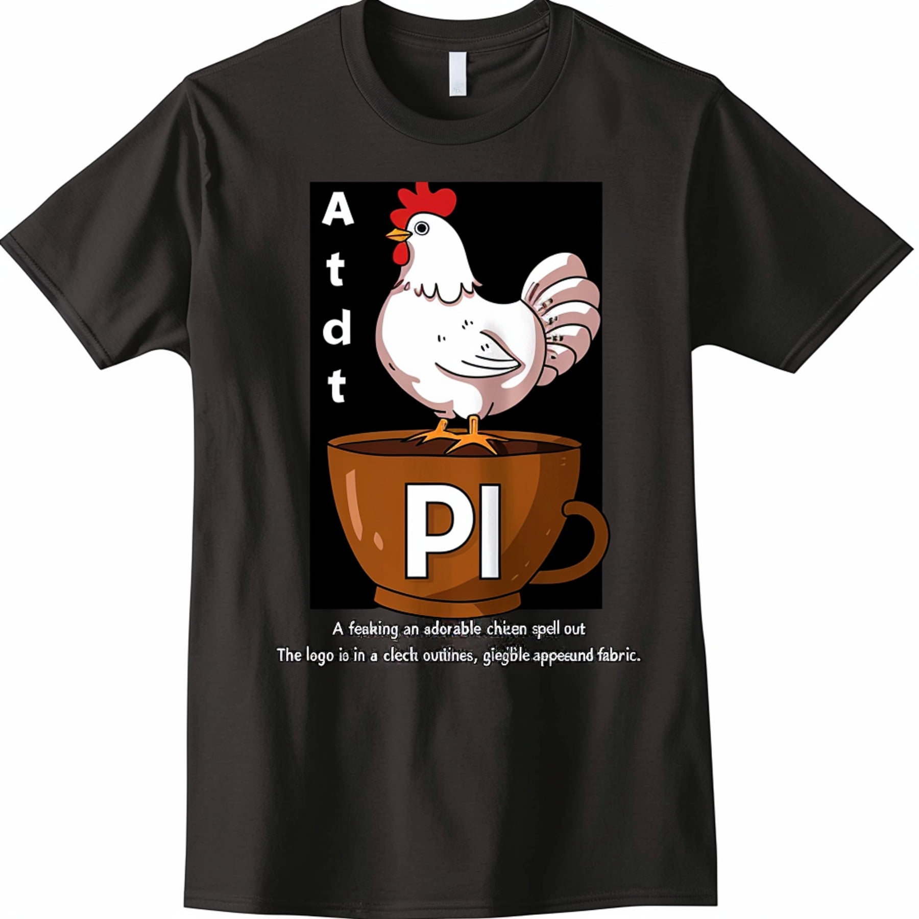 Quirky Chicken Pi Coffee Math Enthusiast TShirt Funny Complex and ...