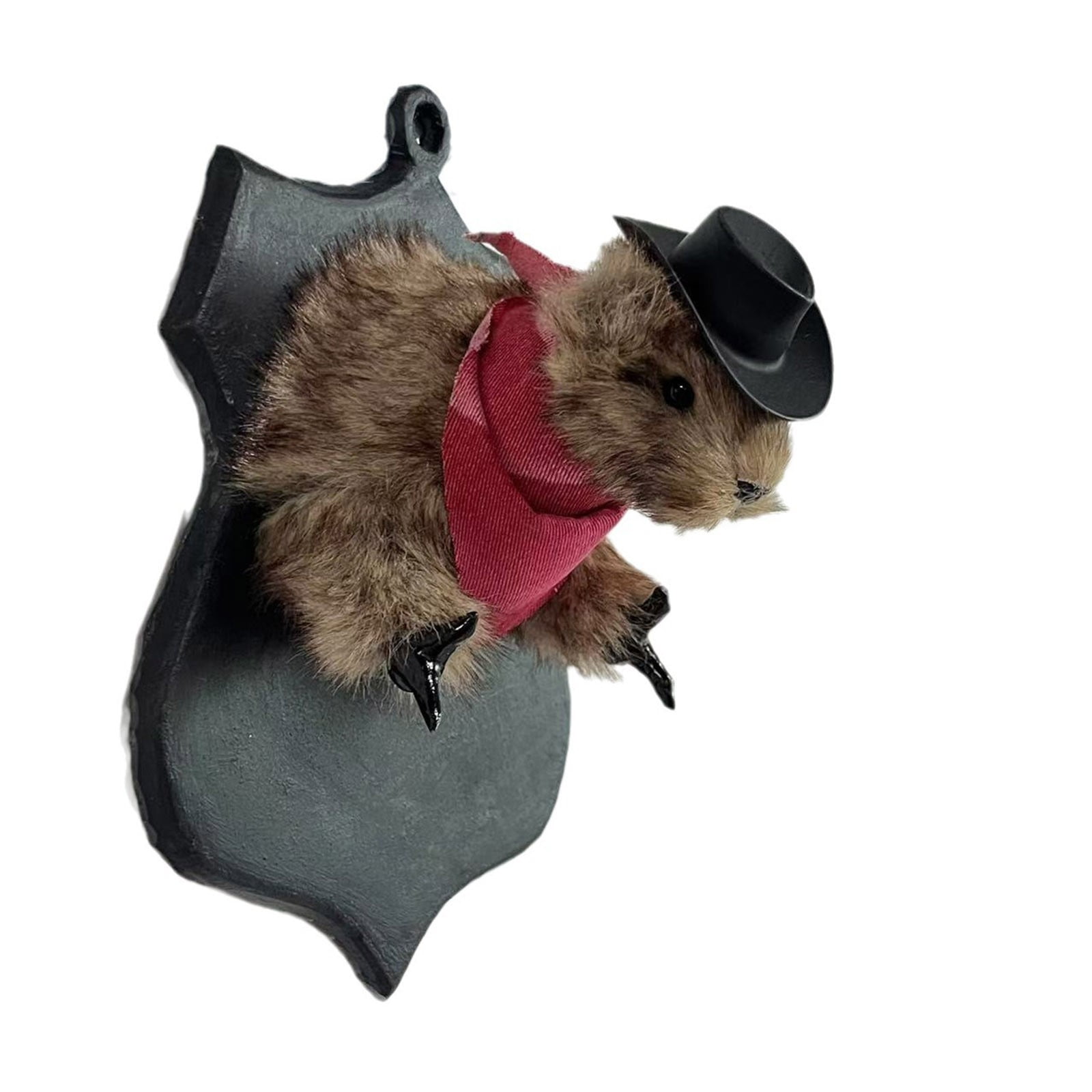 Quirky Cowboy Squirrel Wall Mount Decor Unique Taxidermy Style Animal ...